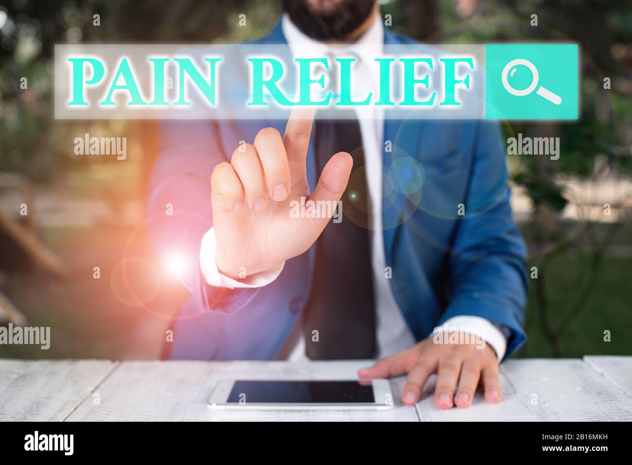 Handwriting text writing Pain Relief. Conceptual photo Drugs or other ...