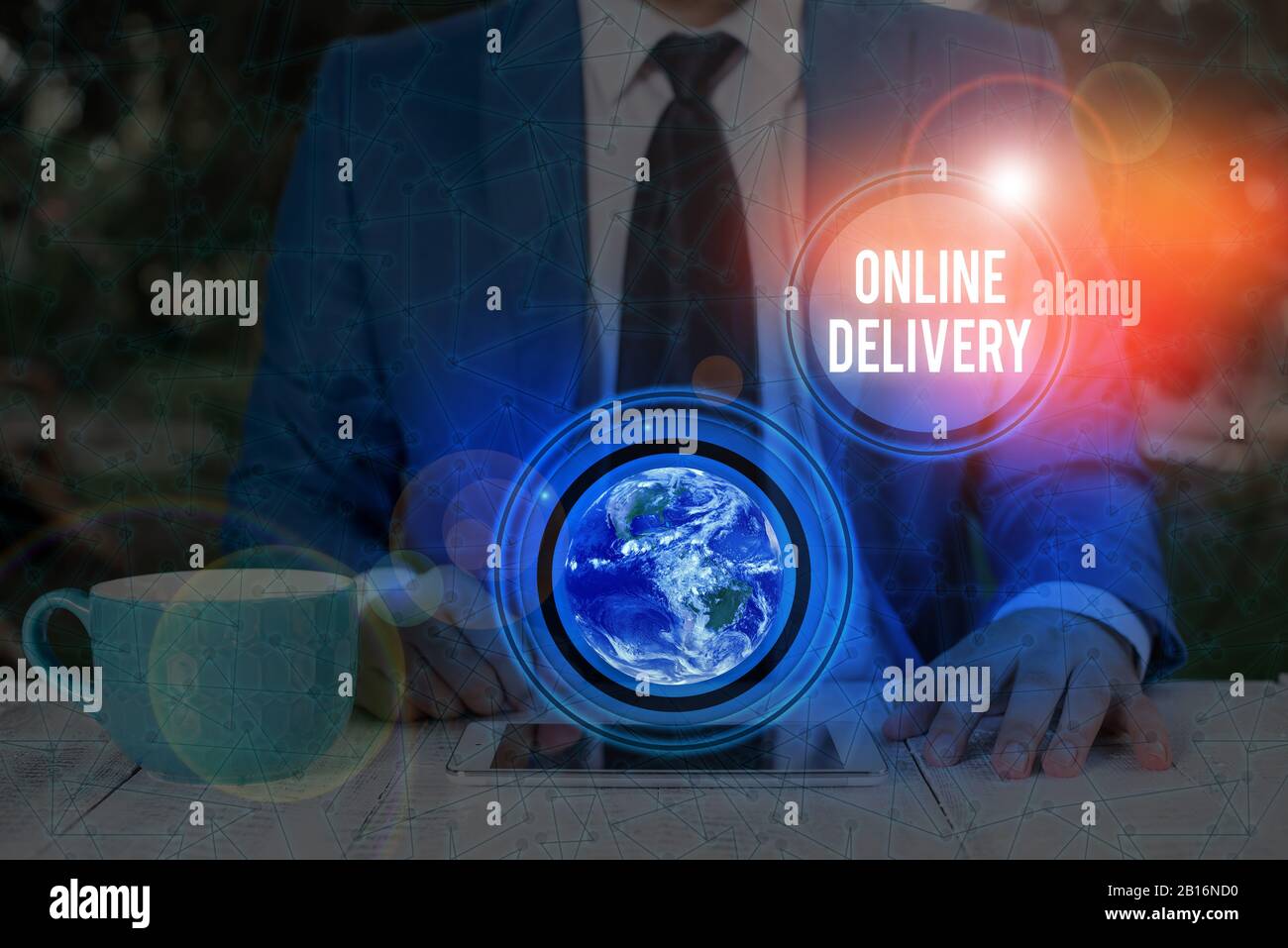 Handwriting text writing Online Delivery. Conceptual photo the act or ...