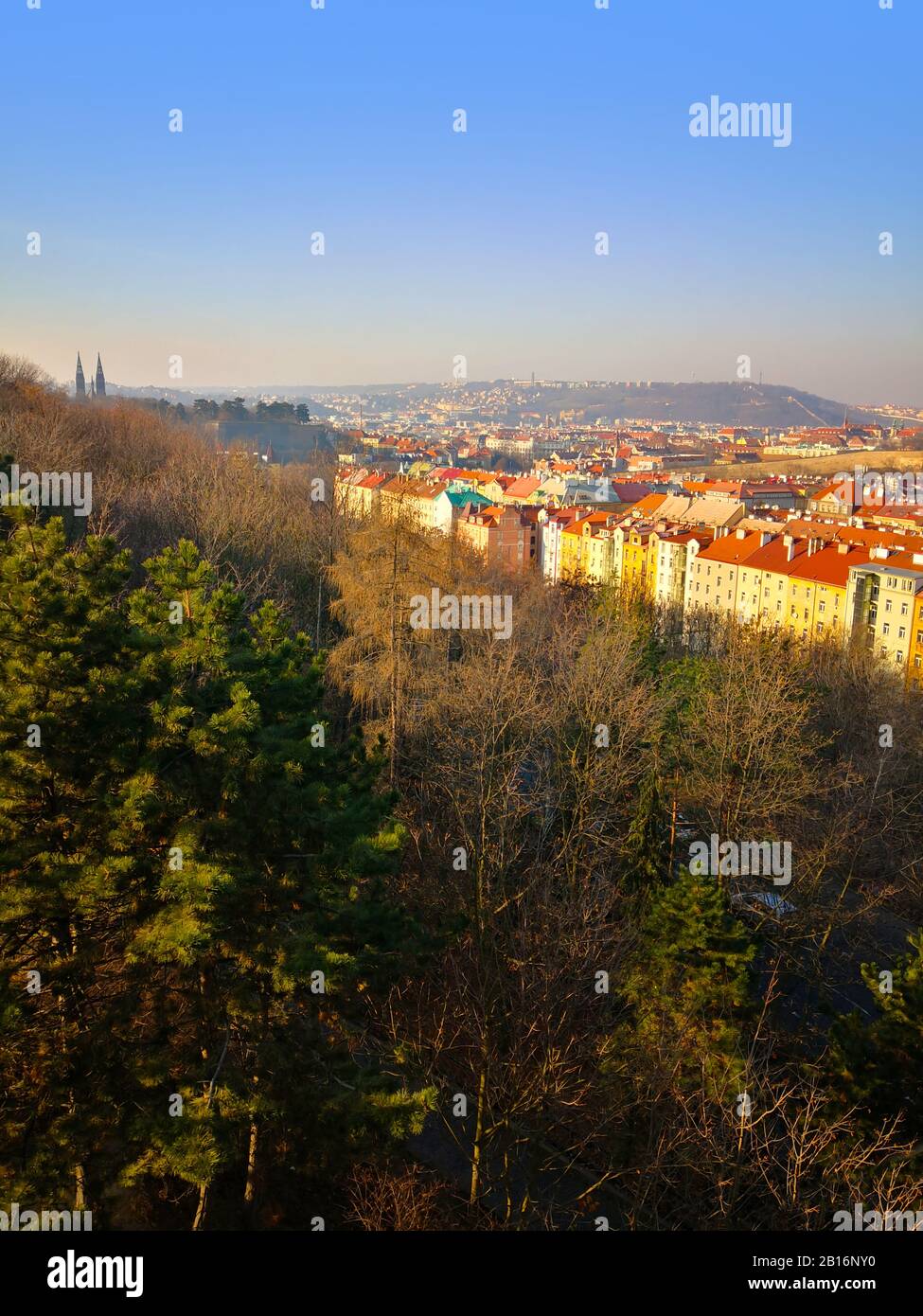 Outline skyline silhouette prague panorama architecture hi-res stock ...