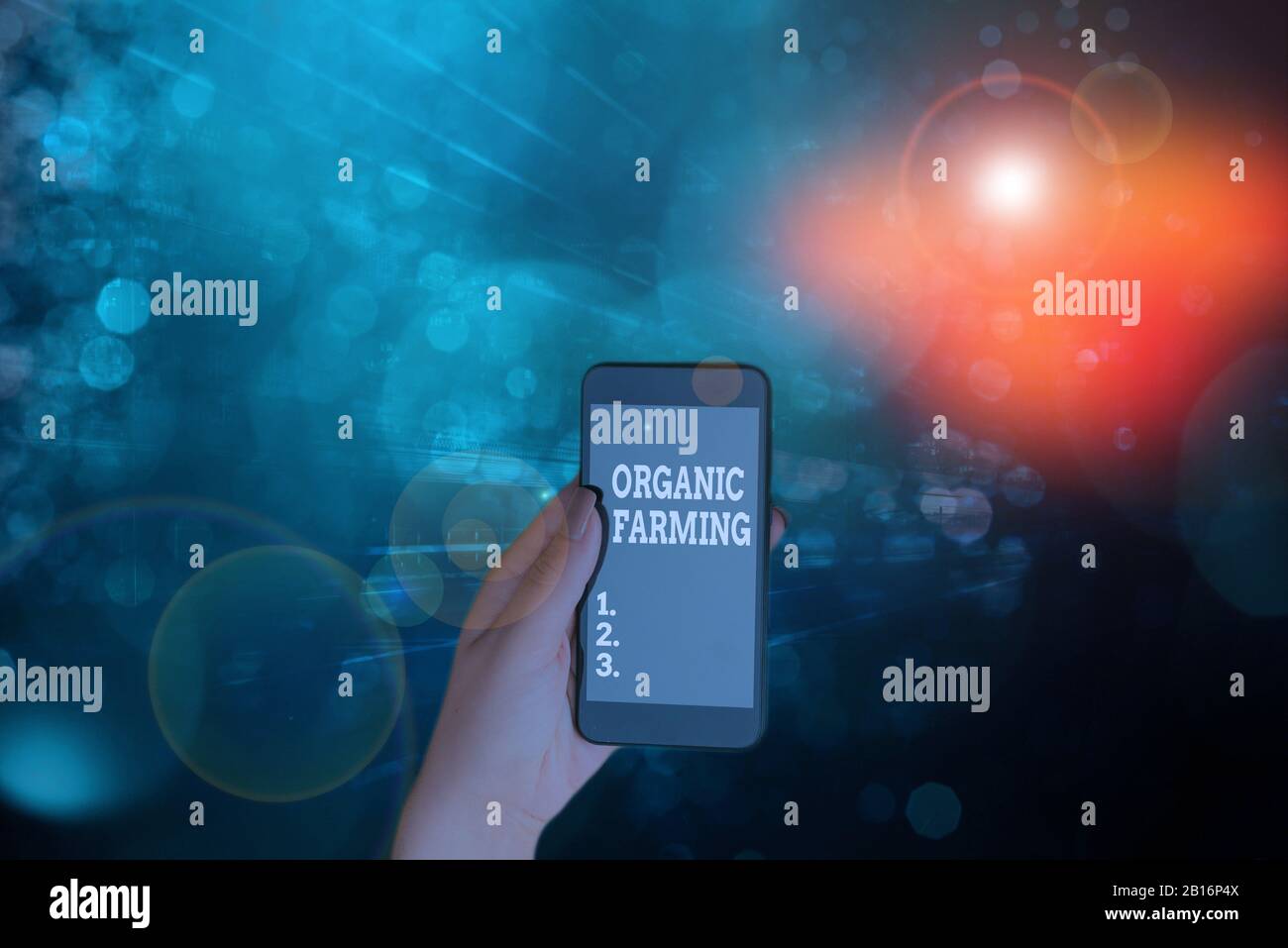 Word writing text Organic Farming. Business photo showcasing ...