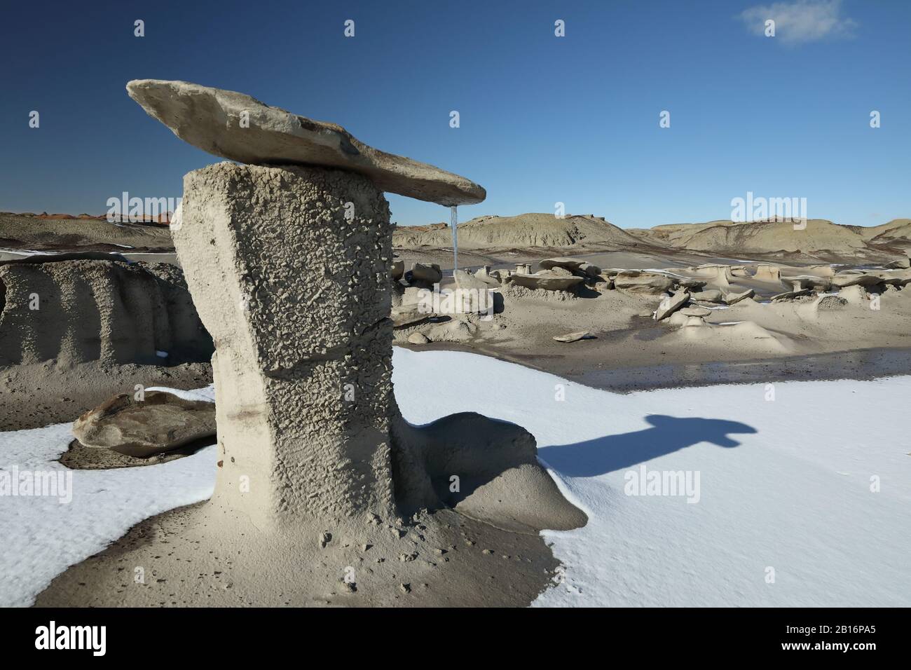 Bisti badlands, De-na-zin wilderness area, New Mexico Stock Photo - Alamy