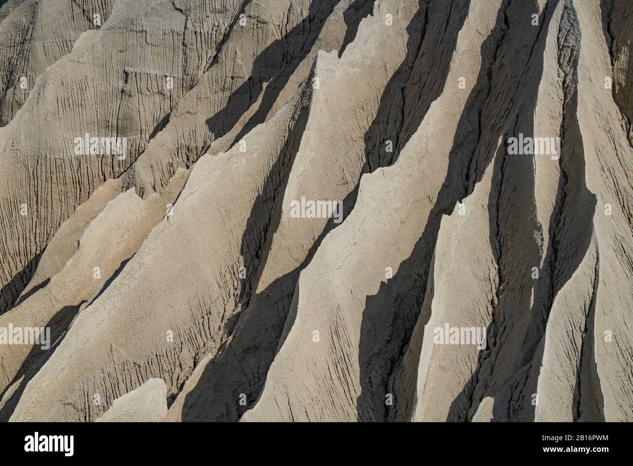 Abandoned mines. Old quarry mountain.The ashes dunes in Estonia, Europe ...