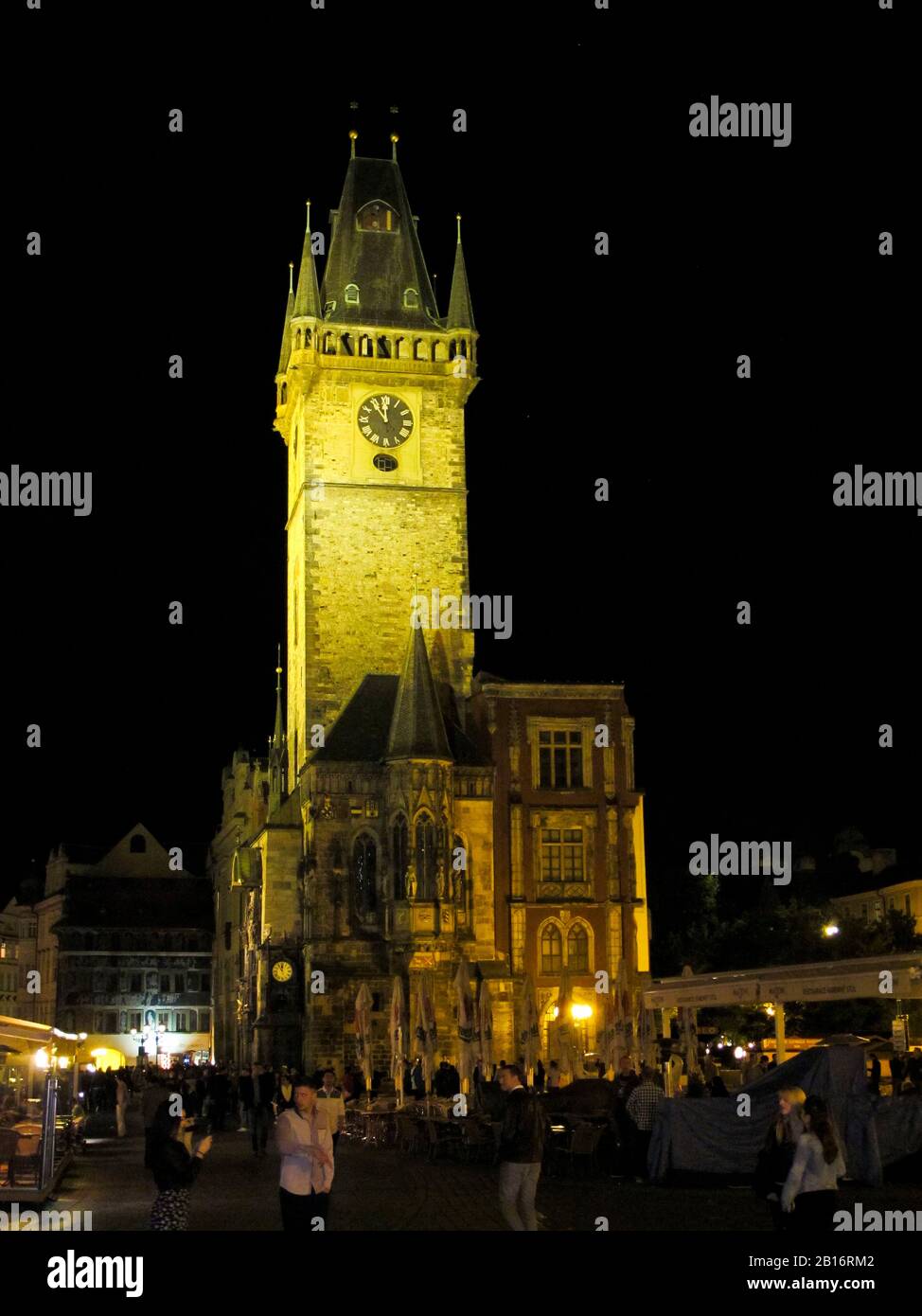 Astronomical Clock at the tower of the Old Town Hall, at Old Town ...