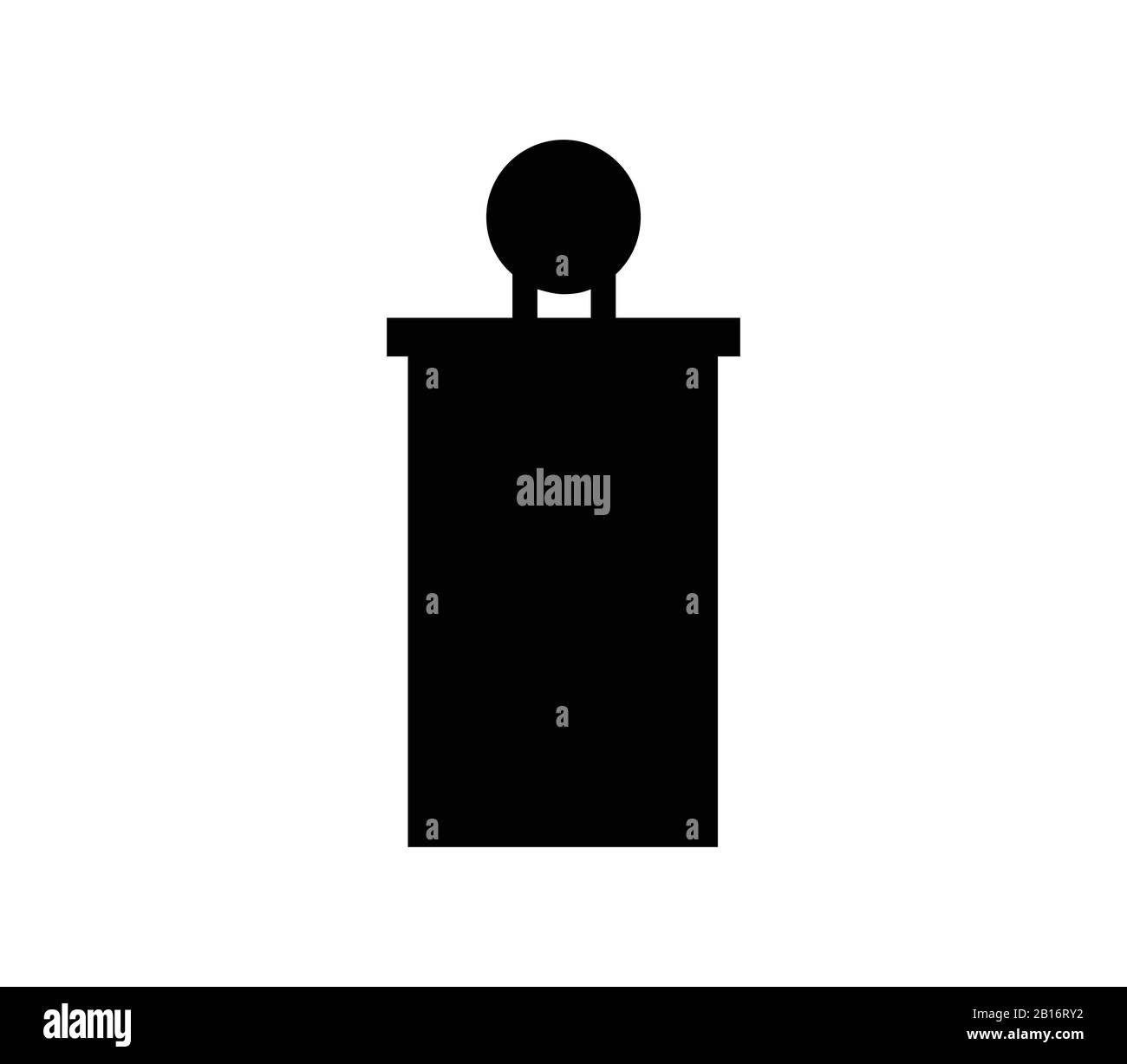 tribune icon illustrated in vector on white background Stock Vector ...