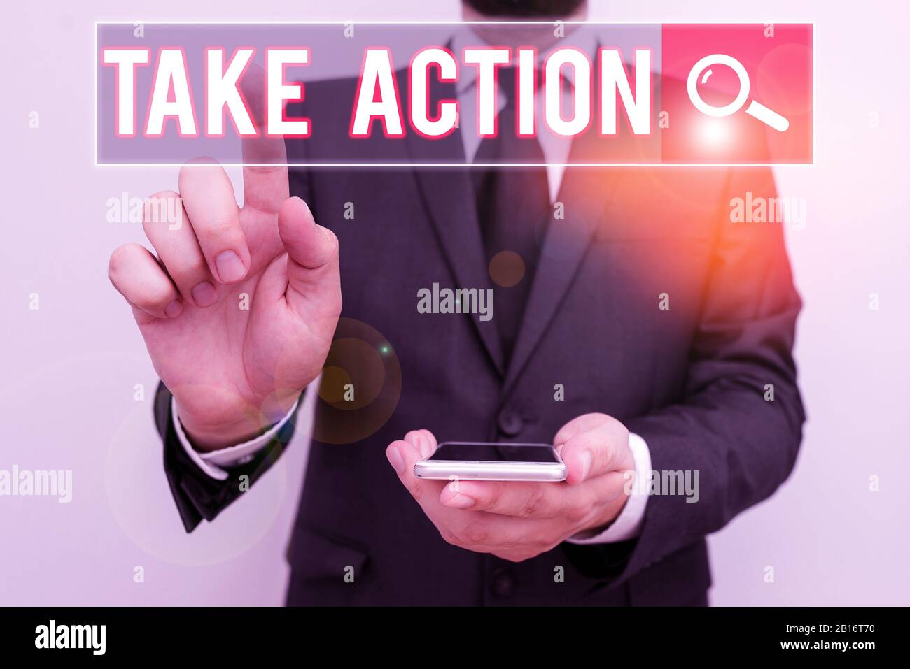 Text sign showing Take Action. Business photo text to do something To ...