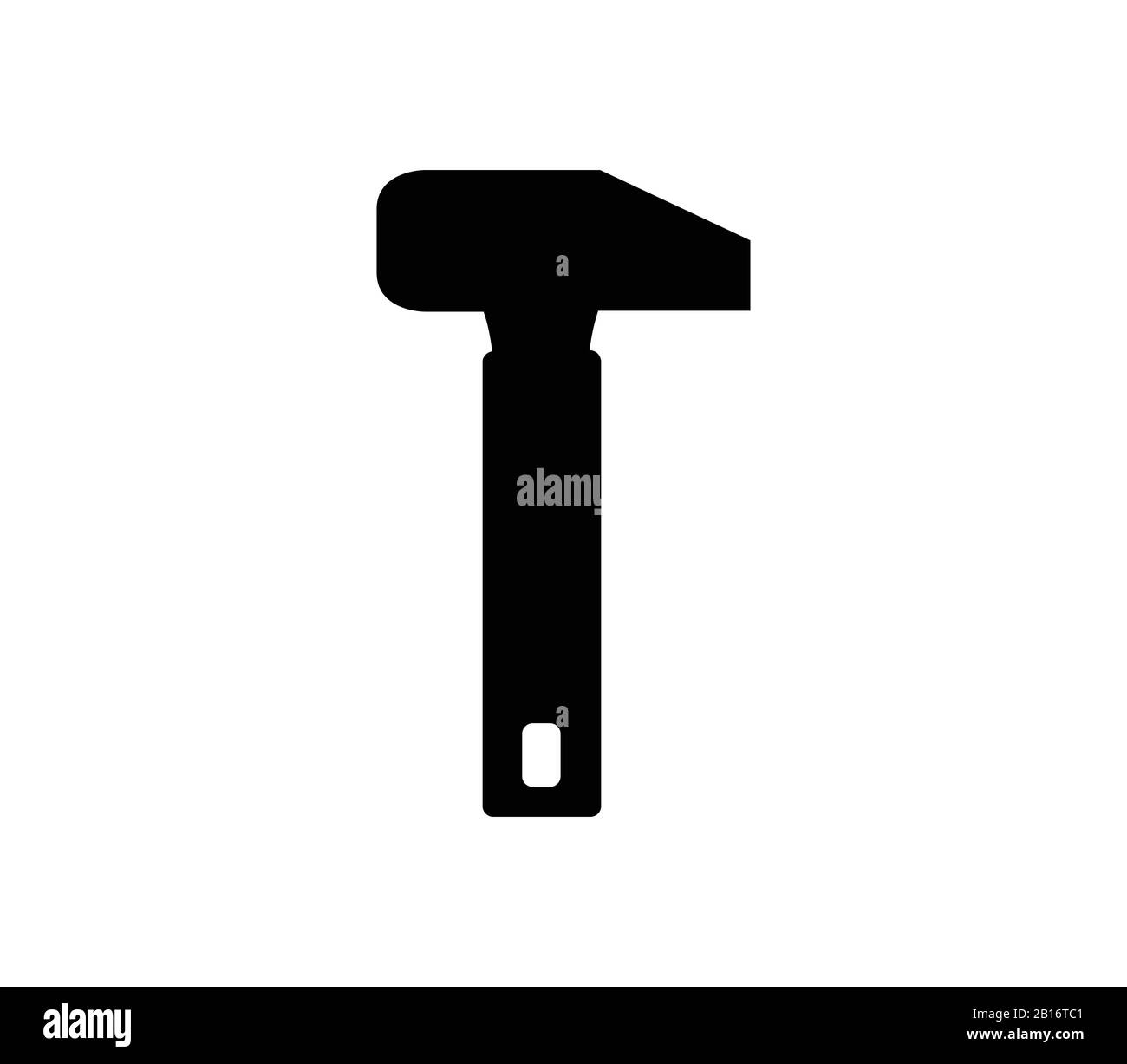 hammer icon illustrated in vector on white background Stock Vector ...