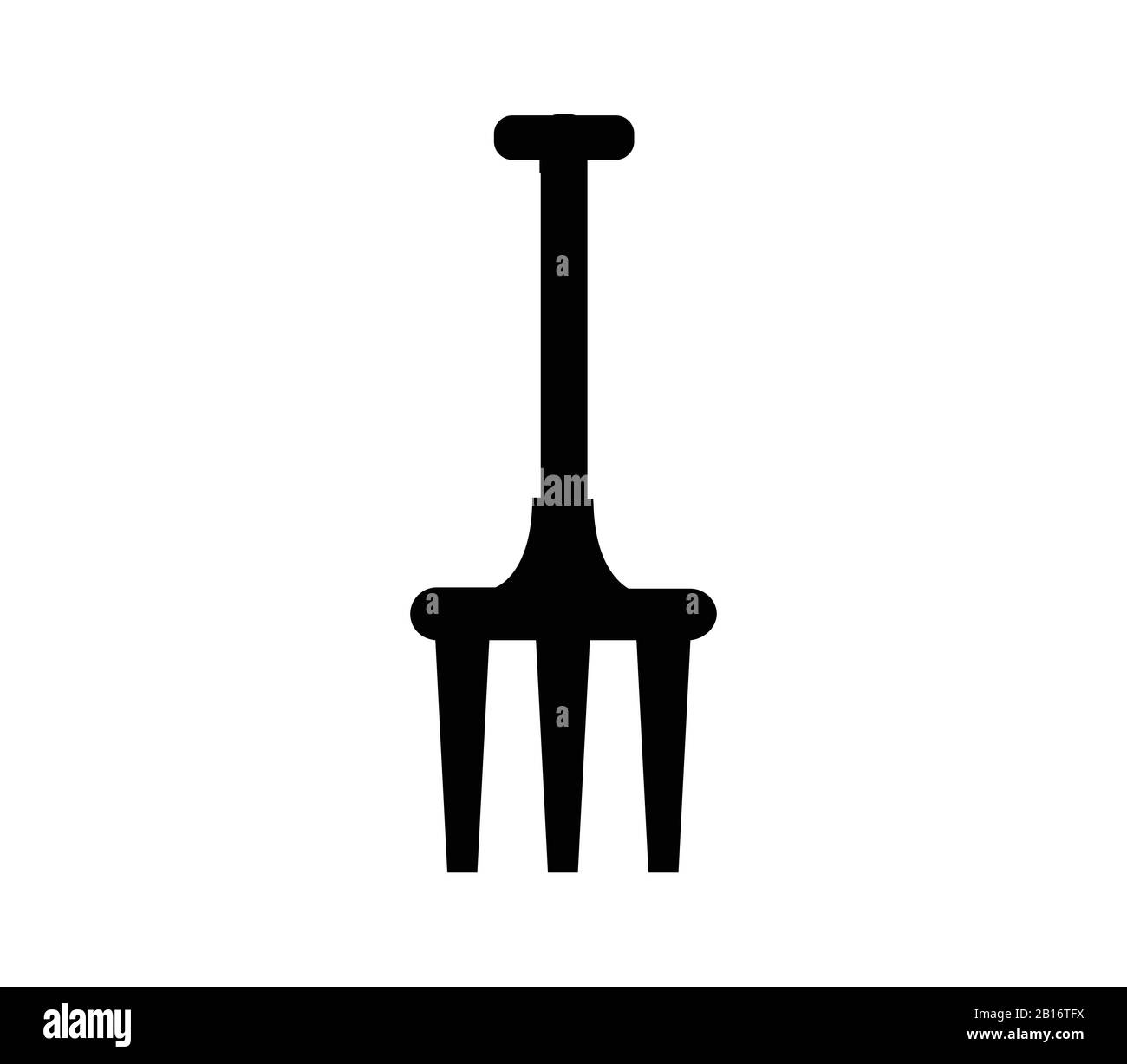 rake icon illustrated in vector on white background Stock Vector Image ...