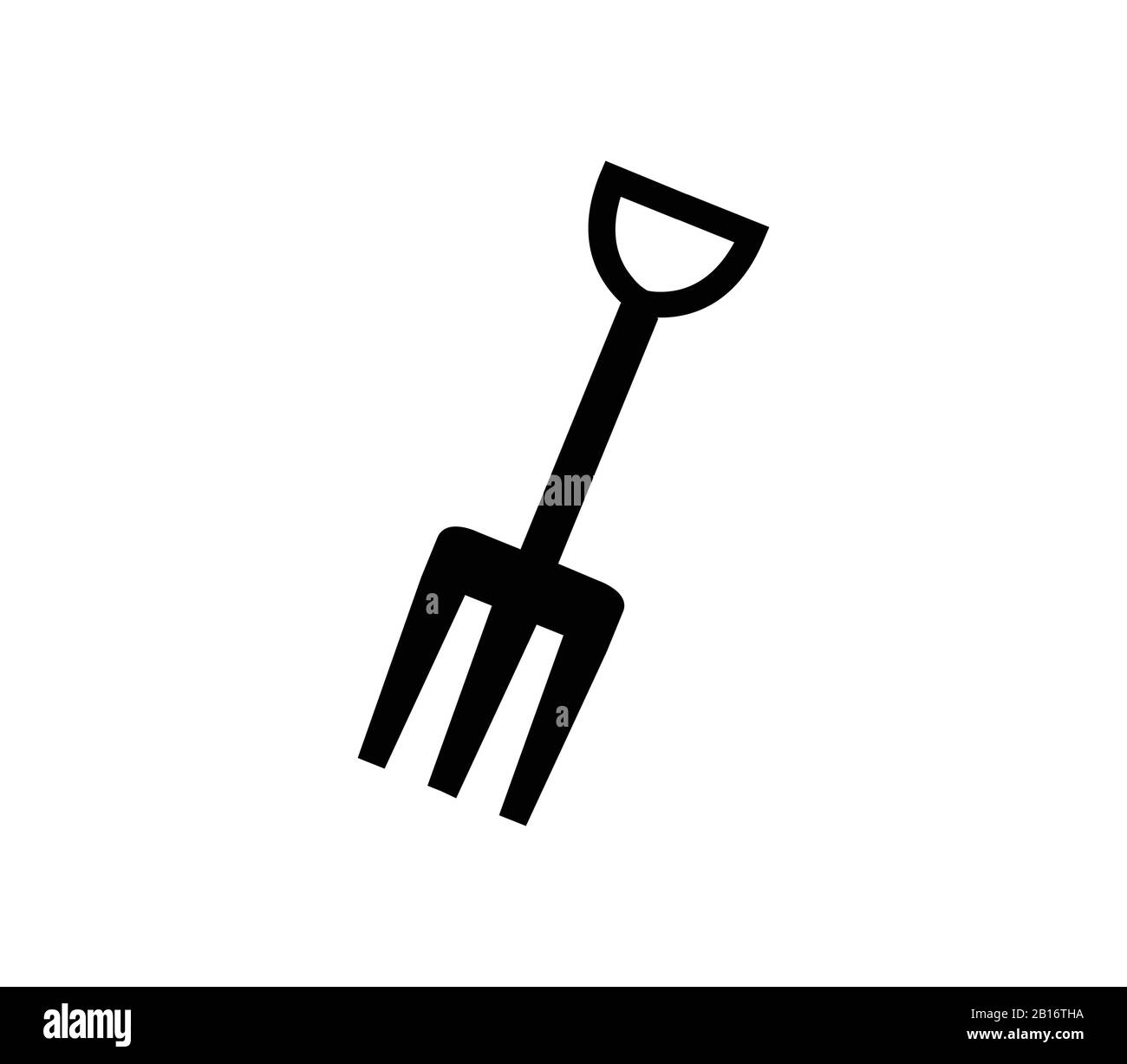 rake icon illustrated in vector on white background Stock Vector Image ...