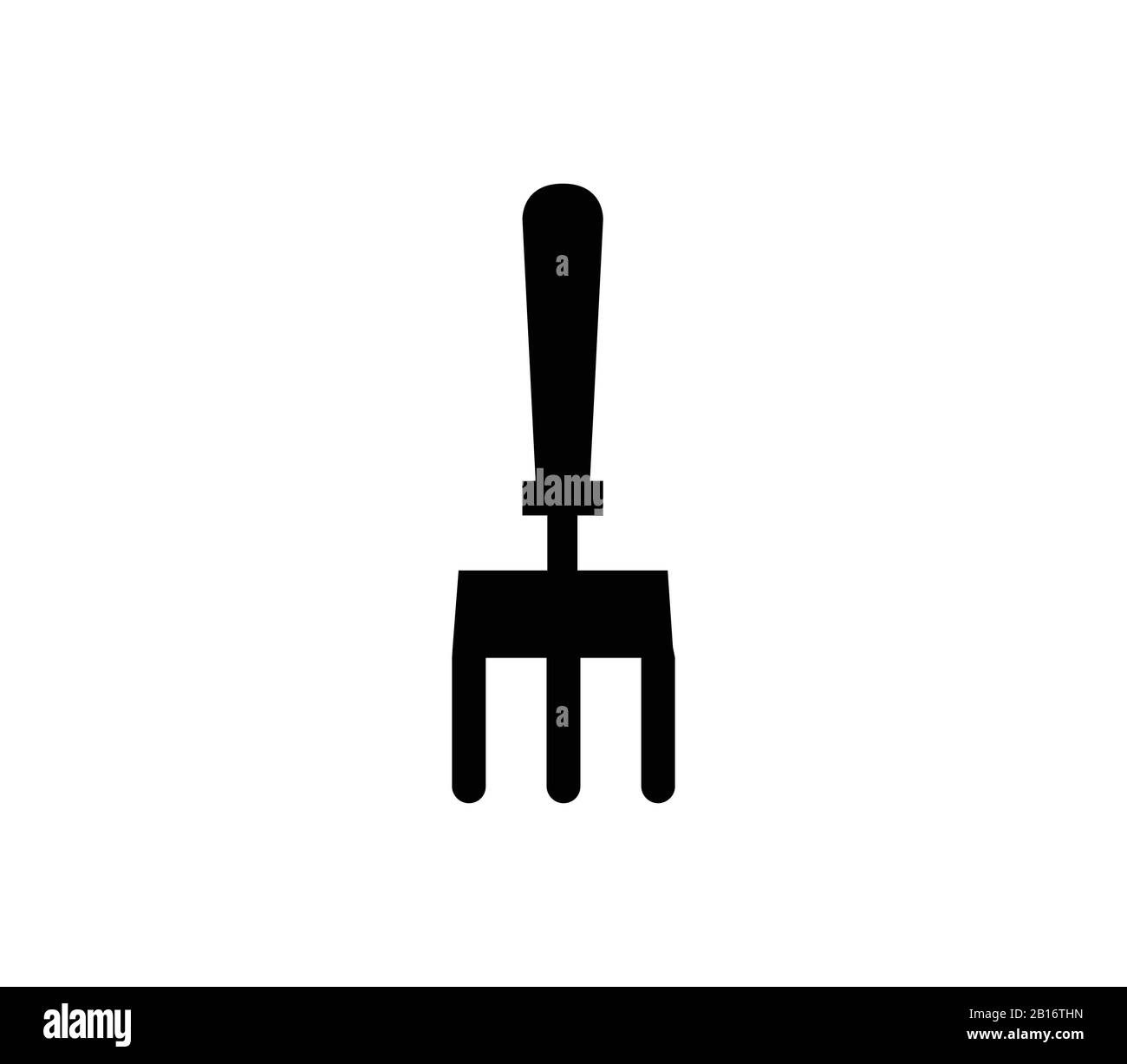 rake icon illustrated in vector on white background Stock Vector Image ...