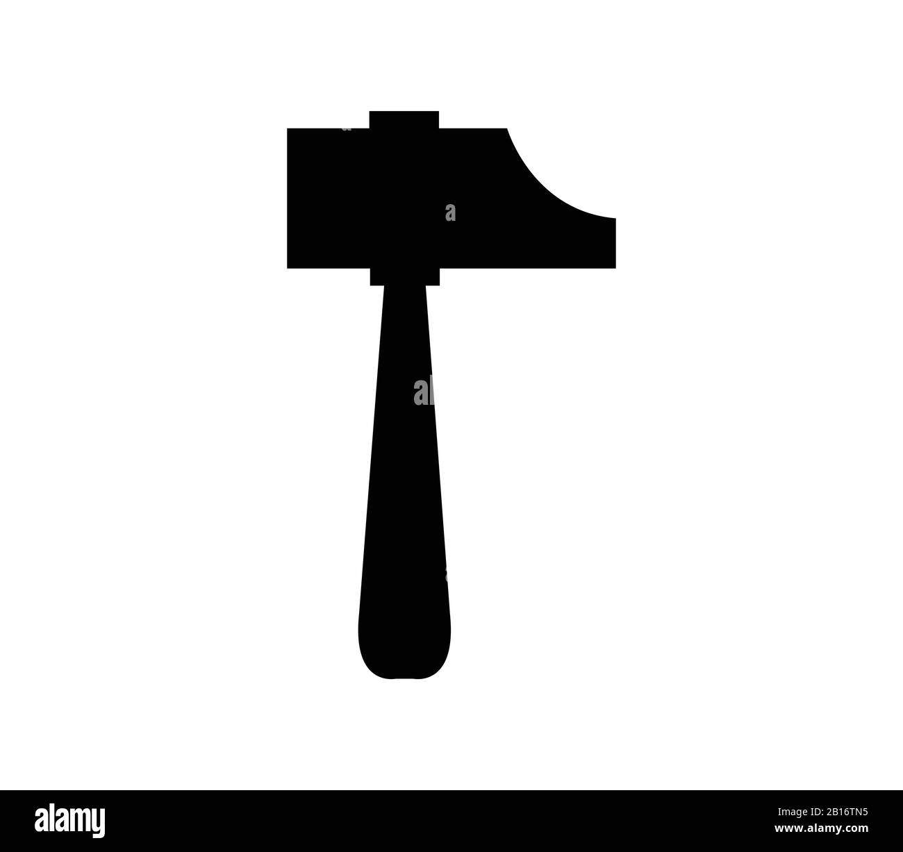 hammer icon illustrated in vector on white background Stock Vector ...