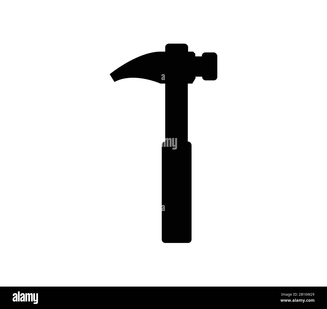 hammer icon illustrated in vector on white background Stock Vector ...