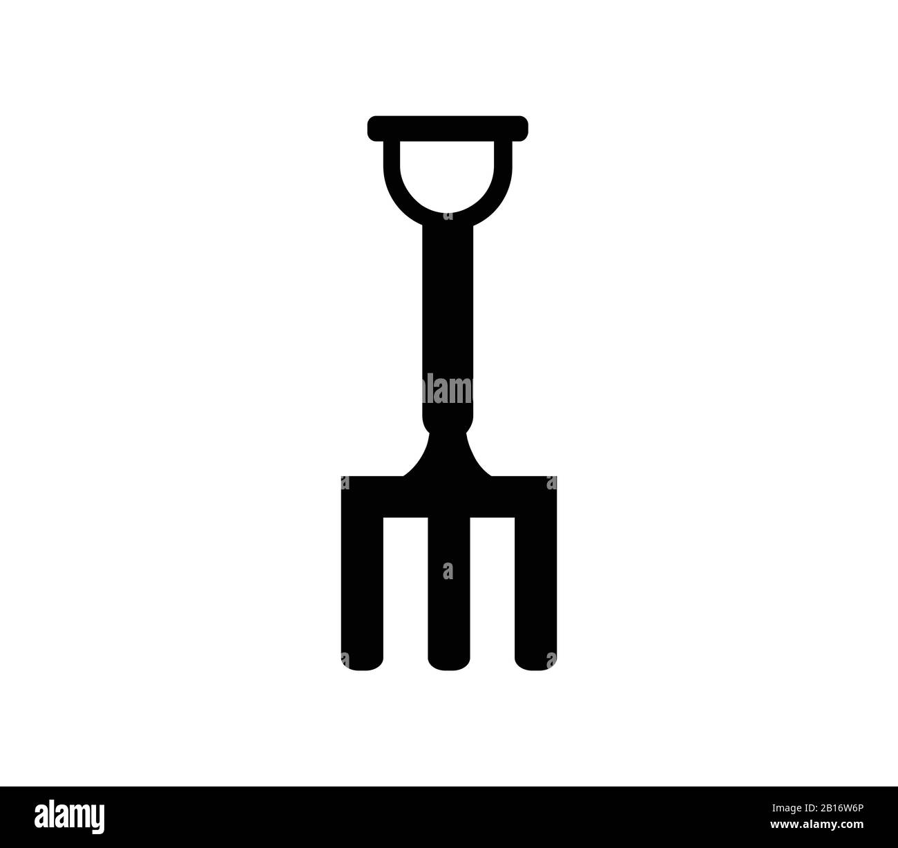 rake icon illustrated in vector on white background Stock Vector Image ...