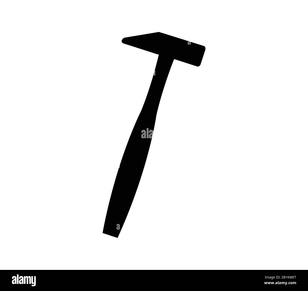 hammer icon illustrated in vector on white background Stock Vector ...