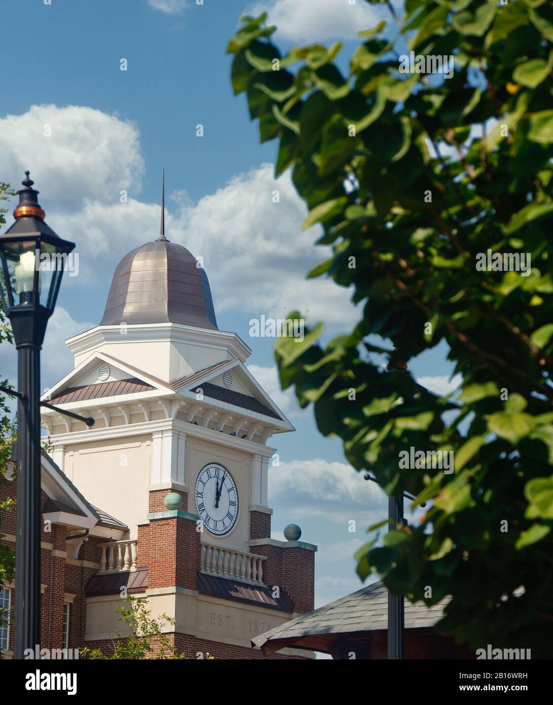 Clock tower in a city hi-res stock photography and images - Alamy
