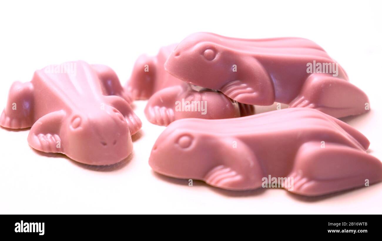 Ruby chocolate, made from botanical cocoa bean varieties that have the ...