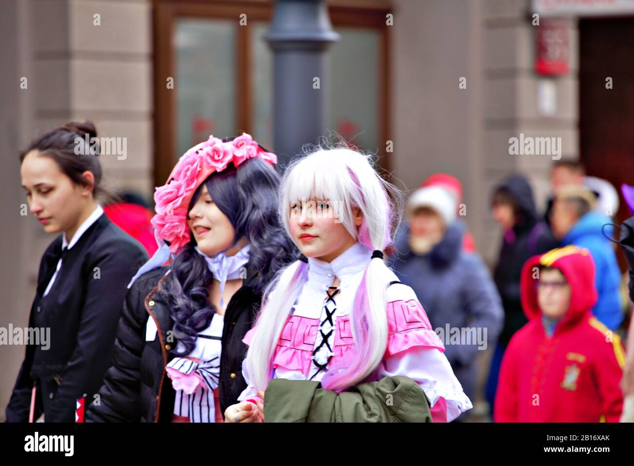 Sunday, February 23, 2020: Lodz Poland Carnival in Lodz: Great parade ...