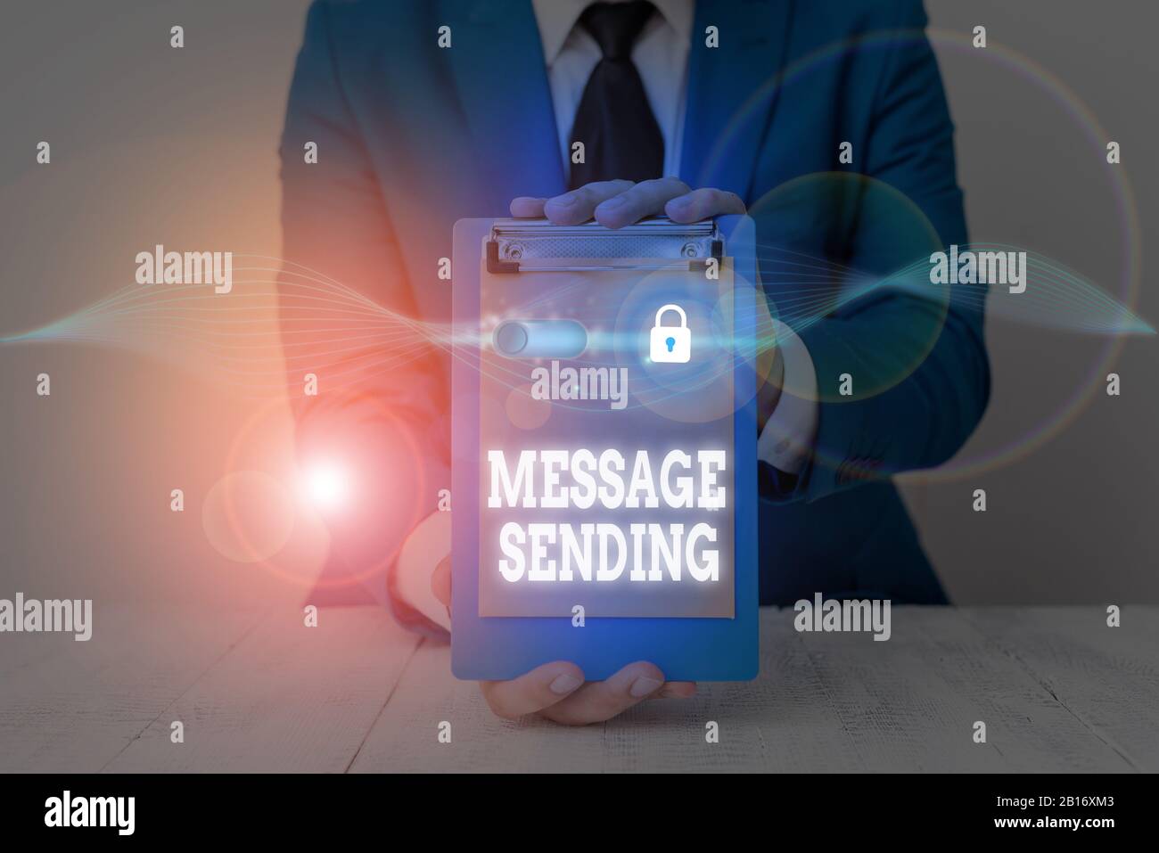 Text sign showing Message Sending. Business photo text to convey or ...