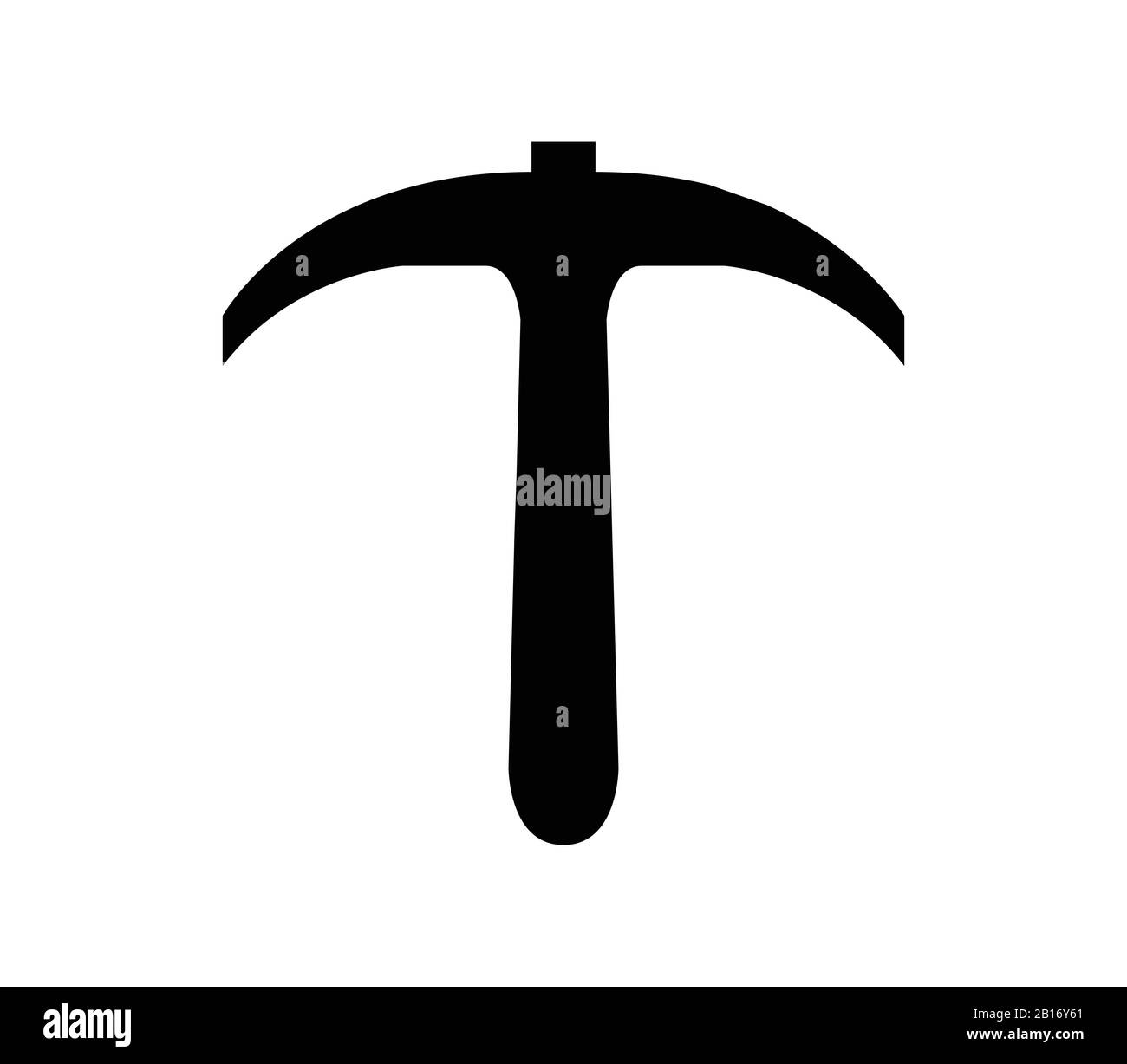 pickaxe icon illustrated in vector on white background Stock Vector ...