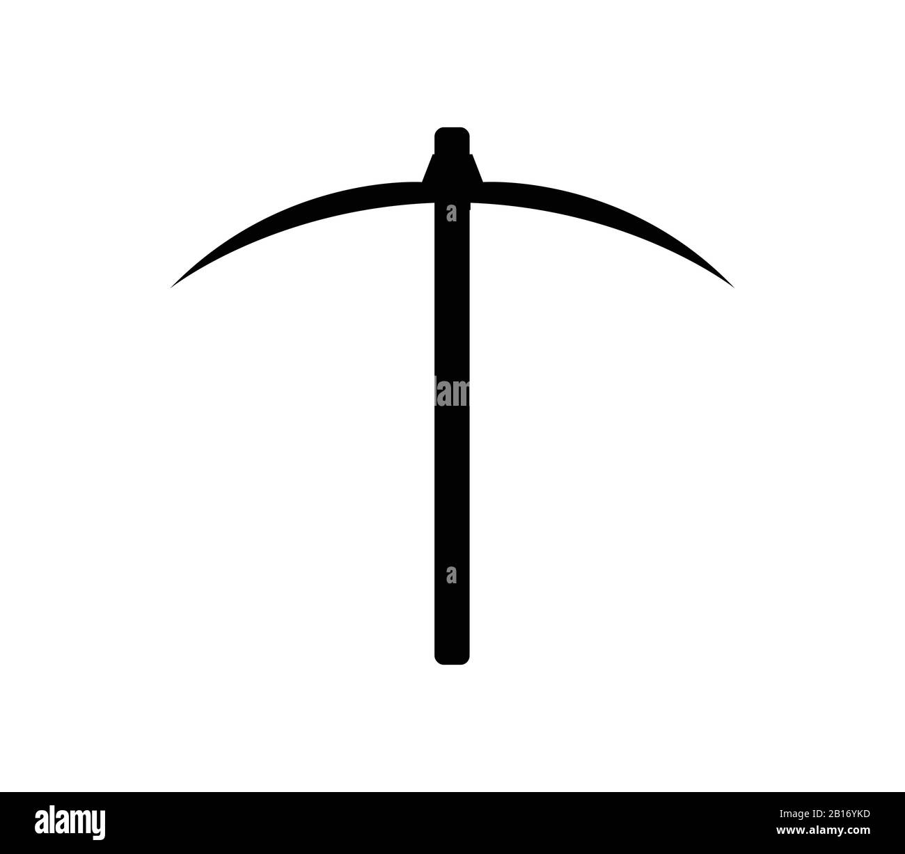 pickaxe icon illustrated in vector on white background Stock Vector ...