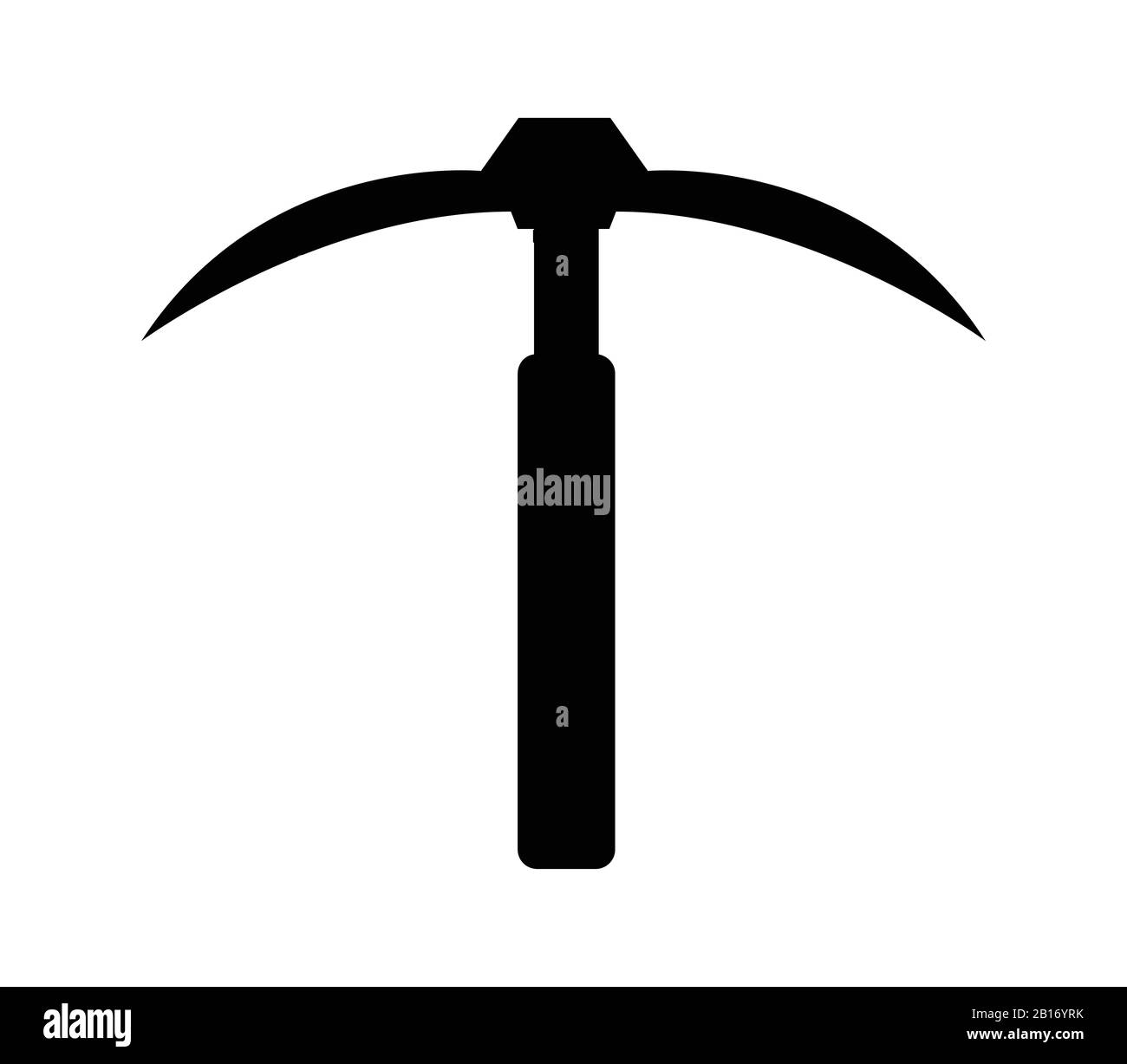 pickaxe icon illustrated in vector on white background Stock Vector ...