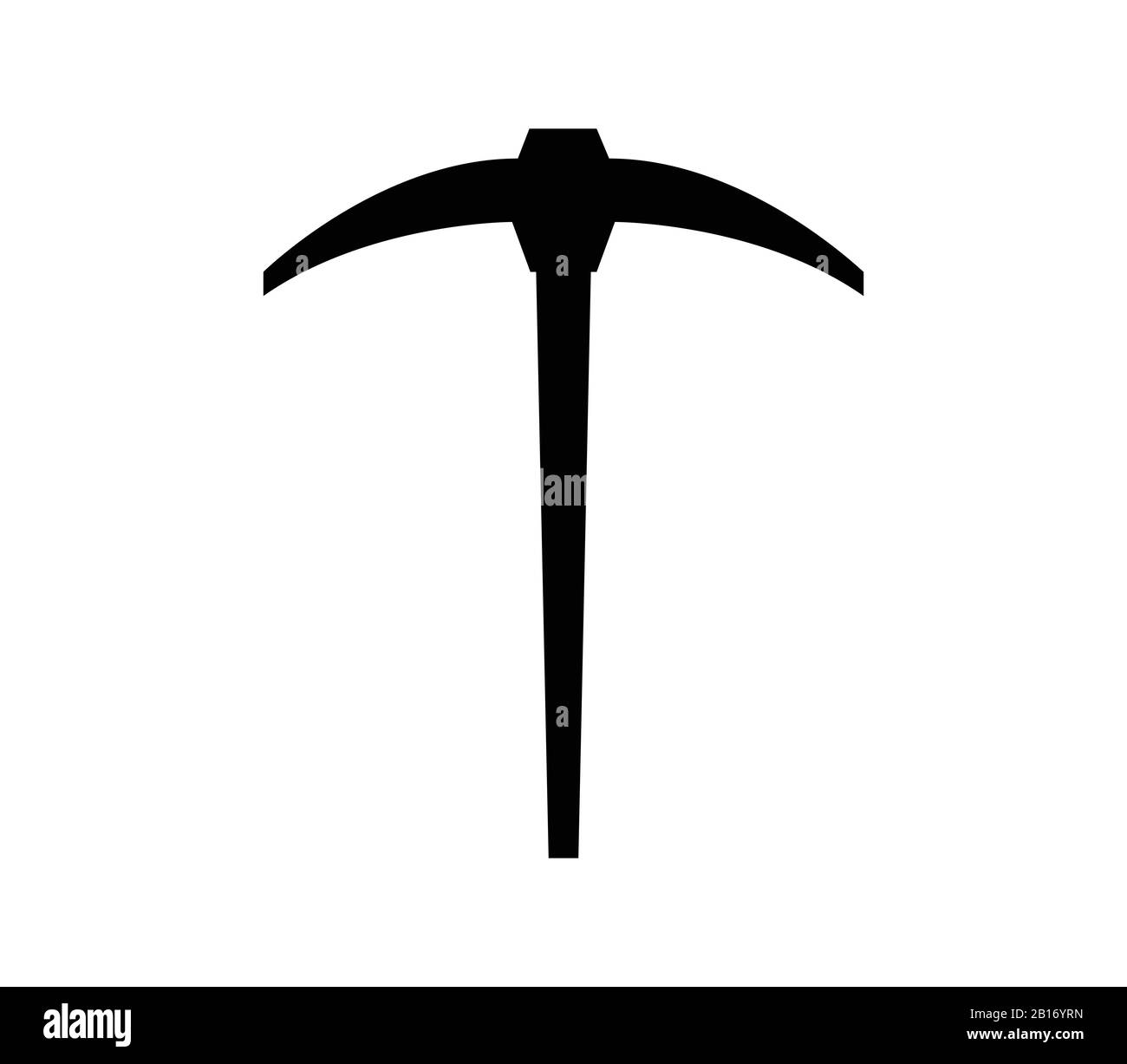 pickaxe icon illustrated in vector on white background Stock Vector ...