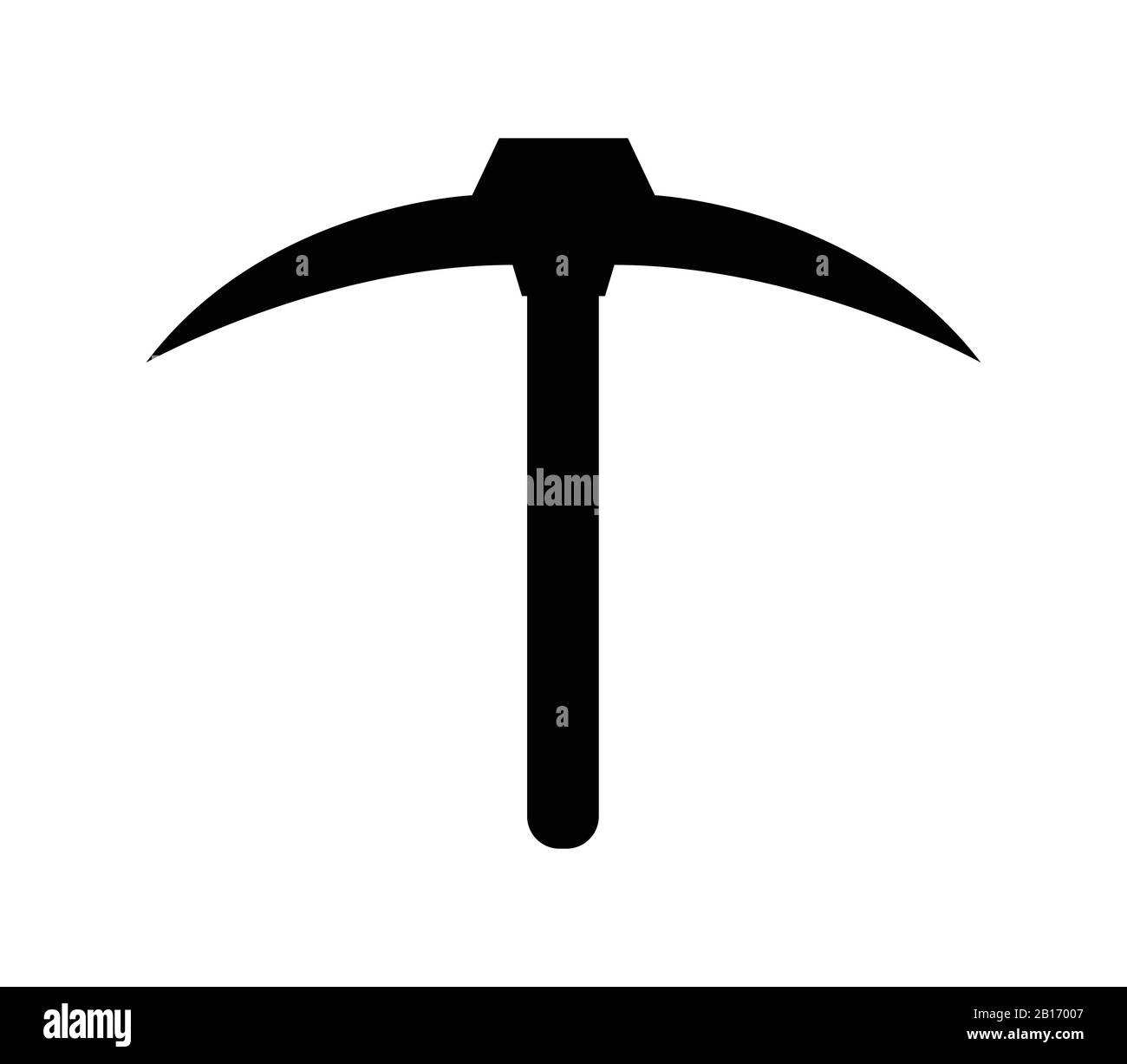 pickaxe icon illustrated in vector on white background Stock Vector ...