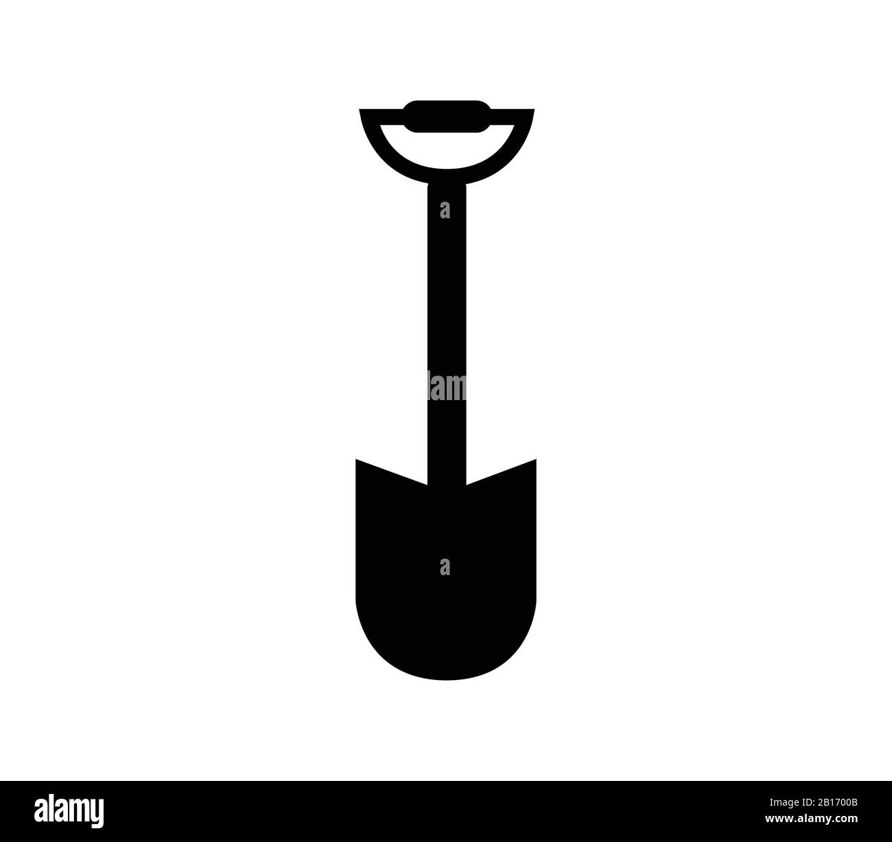 shovel icon illustrated in vector on white background Stock Vector ...