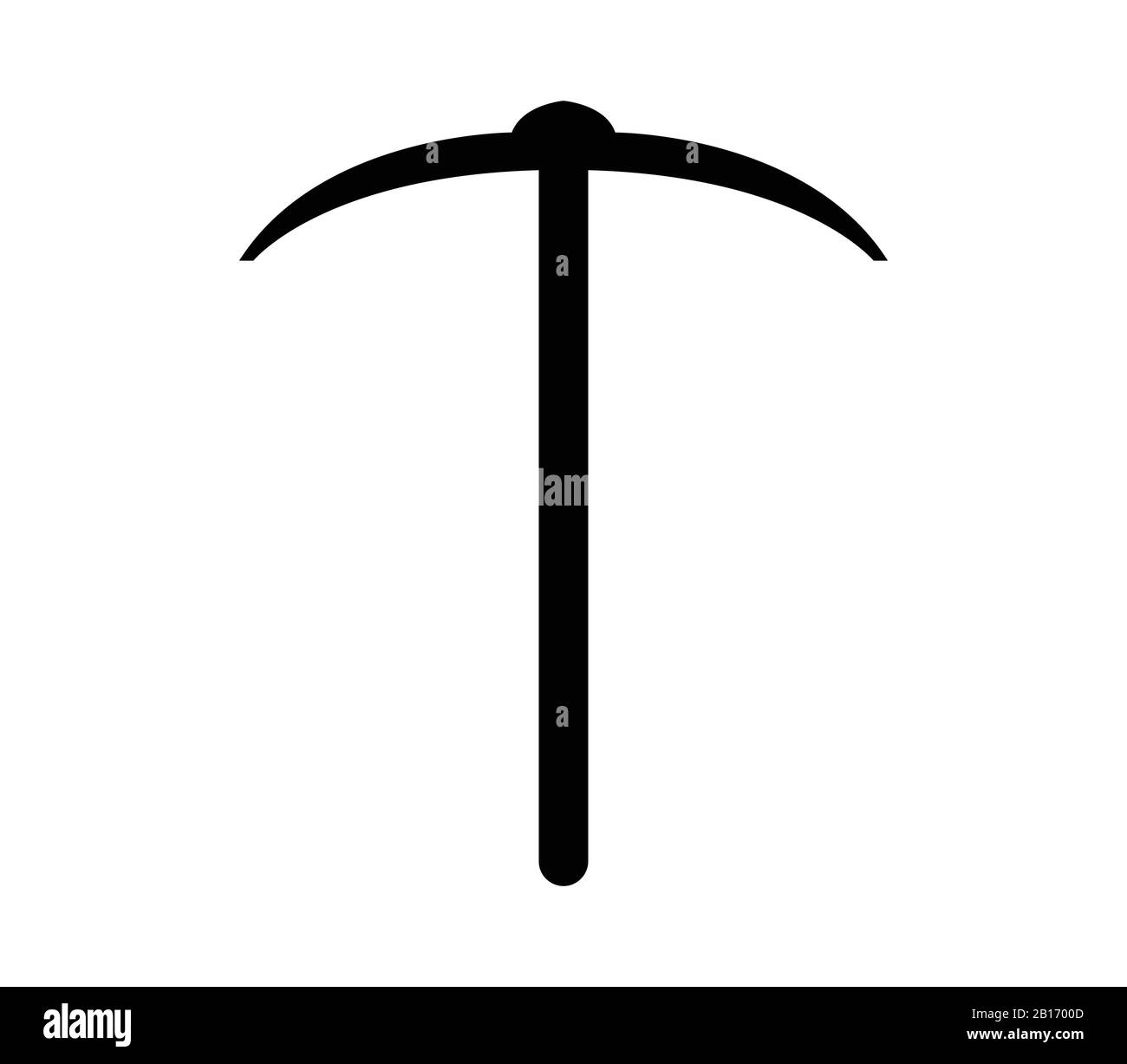 pickaxe icon illustrated in vector on white background Stock Vector ...