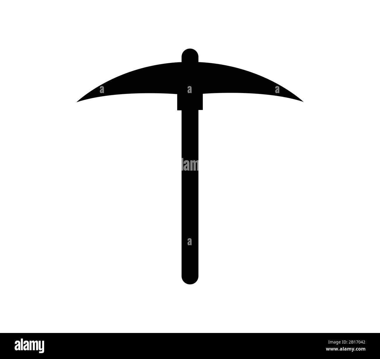 pickaxe icon illustrated in vector on white background Stock Vector ...