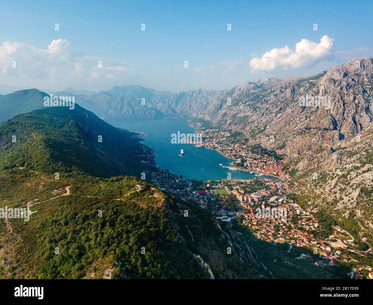 Panoramic view harbor kotor hi-res stock photography and images - Alamy
