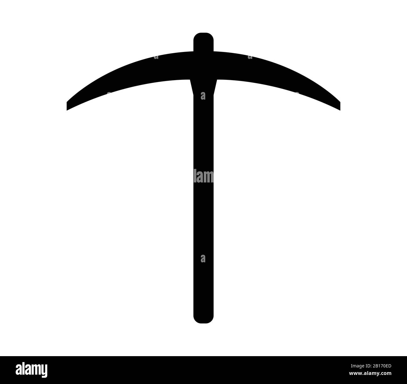 pickaxe icon illustrated in vector on white background Stock Vector ...