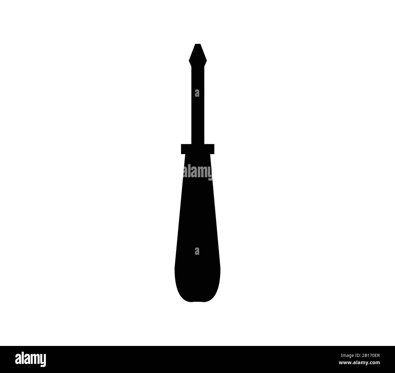 screwdriver icon illustrated in vector on white background Stock Vector ...