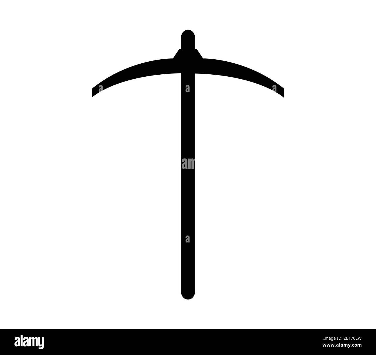 pickaxe icon illustrated in vector on white background Stock Vector ...