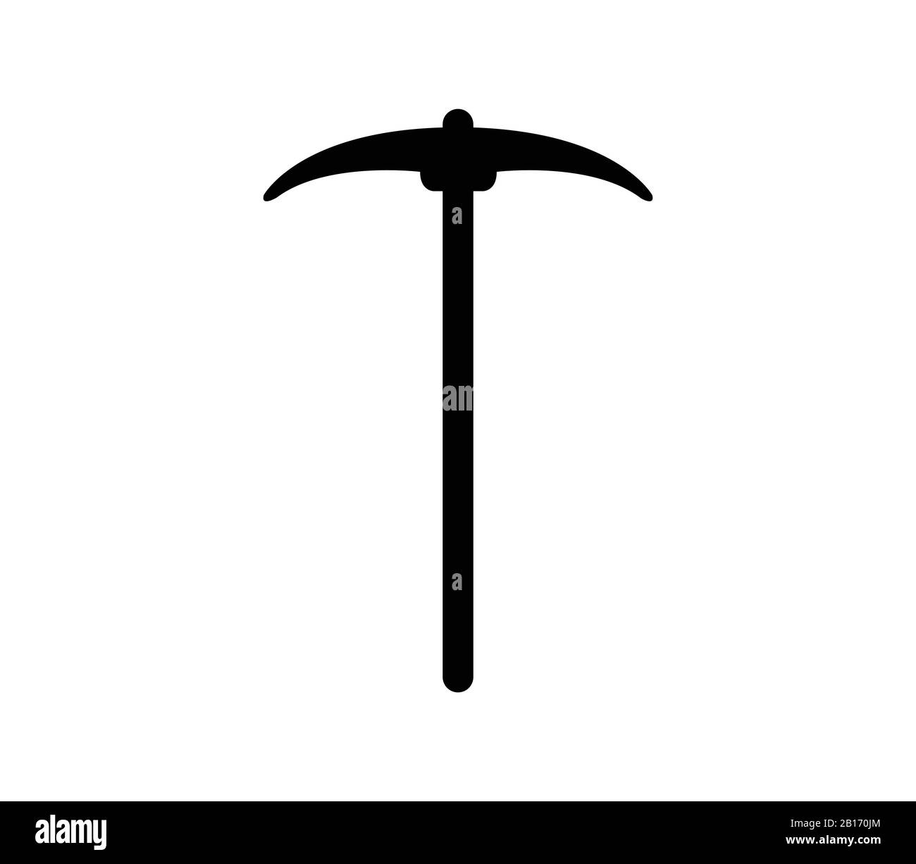 pickaxe icon illustrated in vector on white background Stock Vector ...