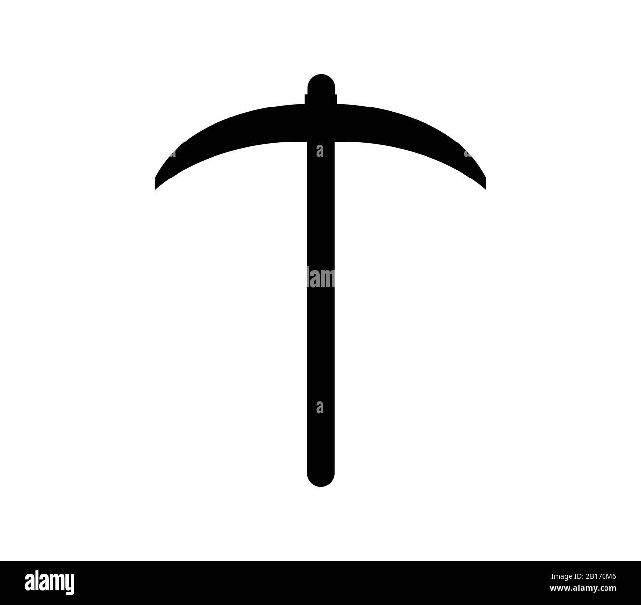 pickaxe icon illustrated in vector on white background Stock Vector ...