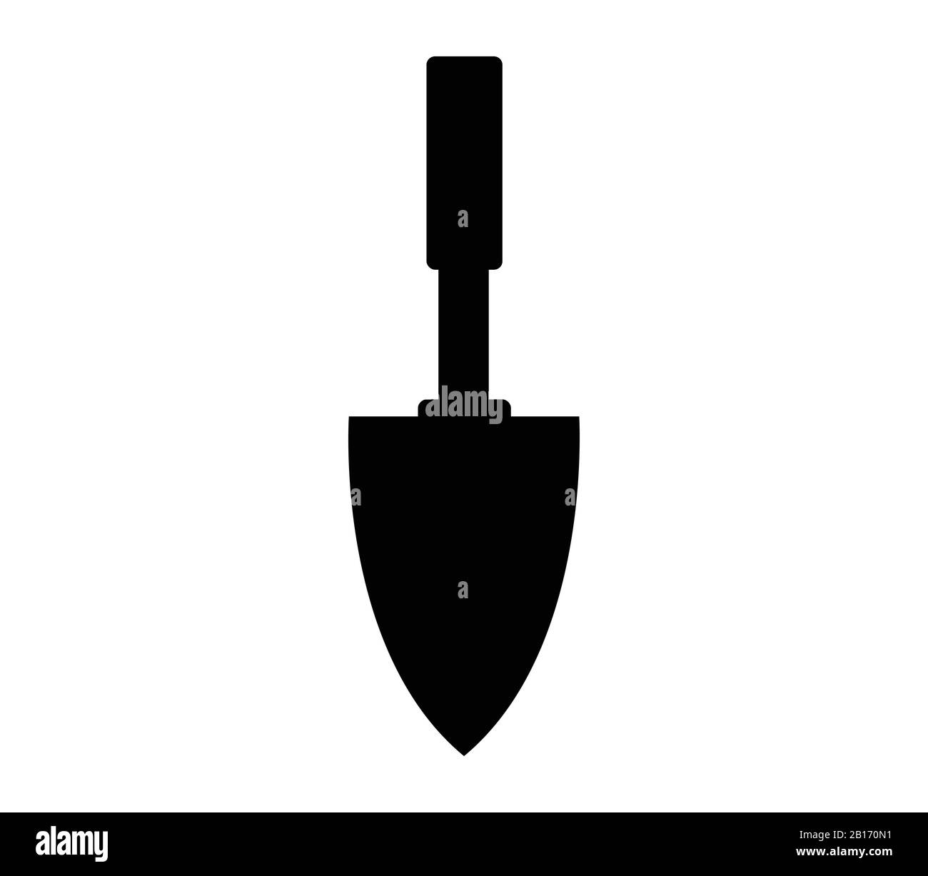 trowel icon illustrated in vector on white background Stock Vector ...