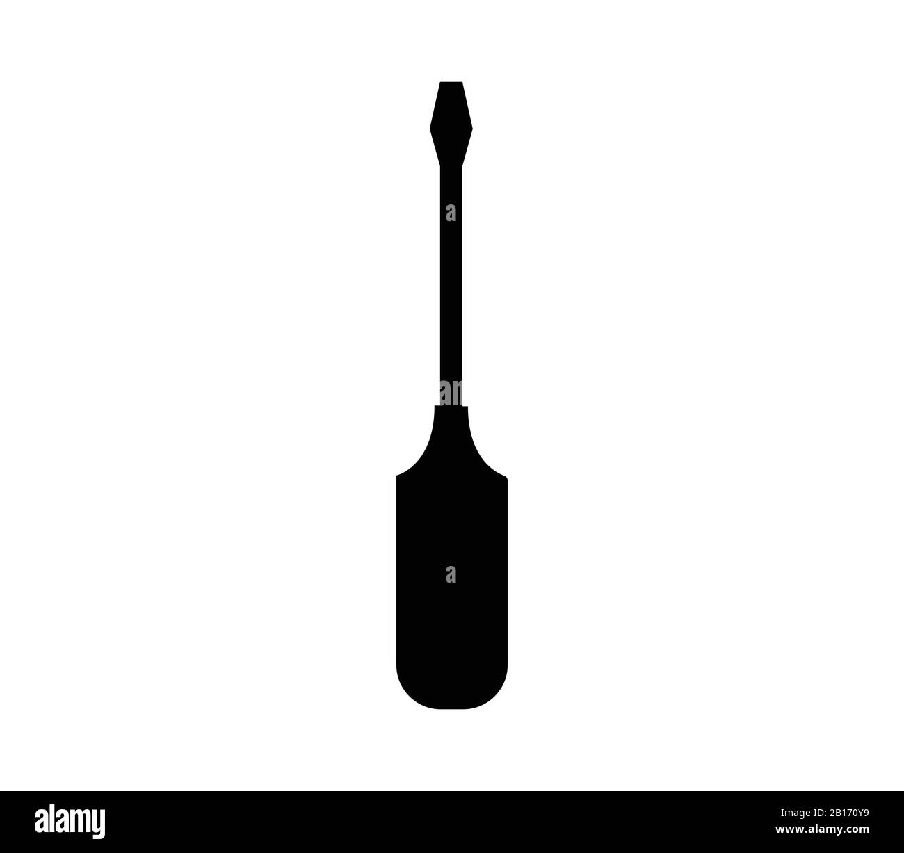 screwdriver icon illustrated in vector on white background Stock Vector ...