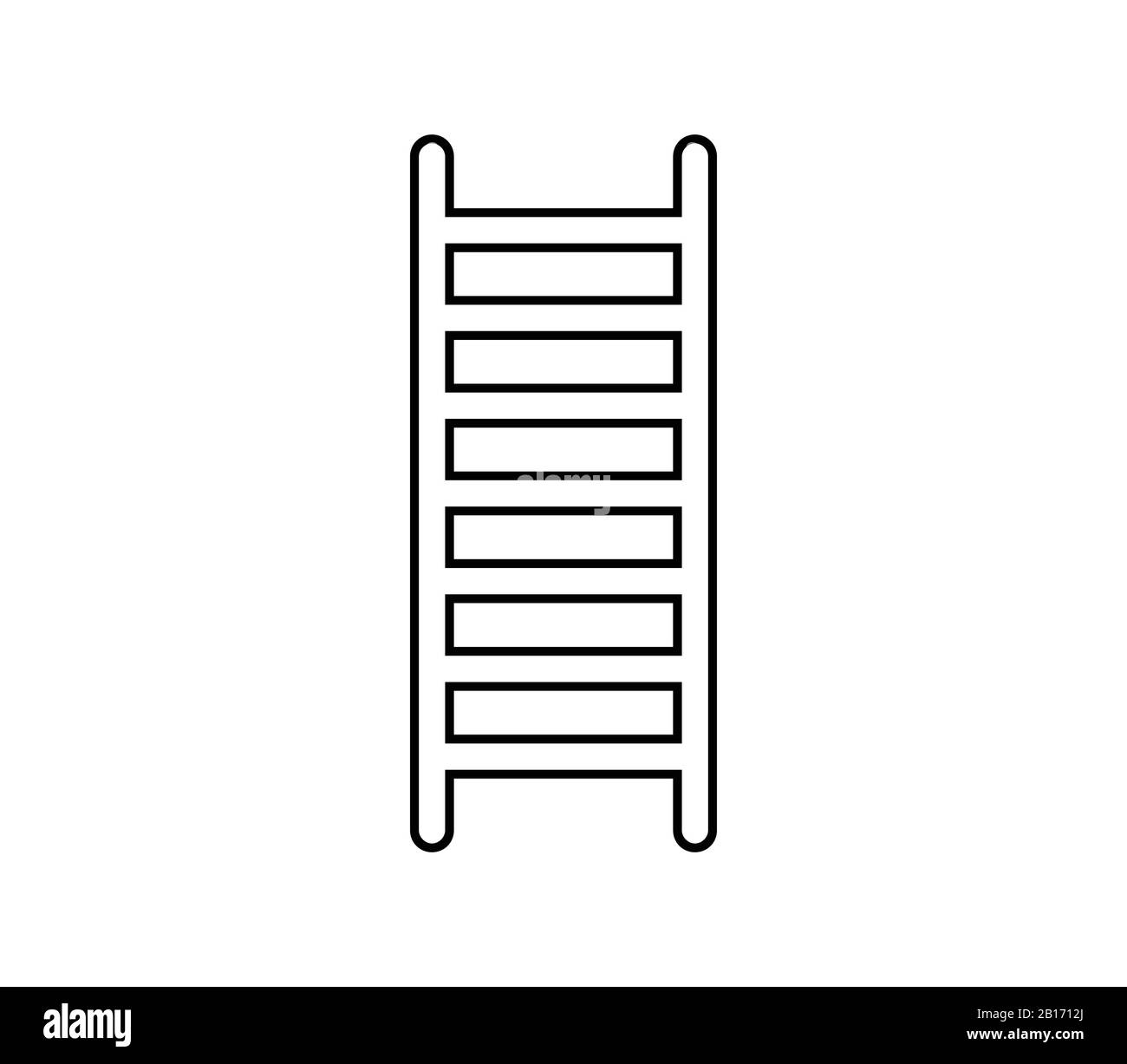 ladder icon illustrated in vector on white background Stock Vector ...