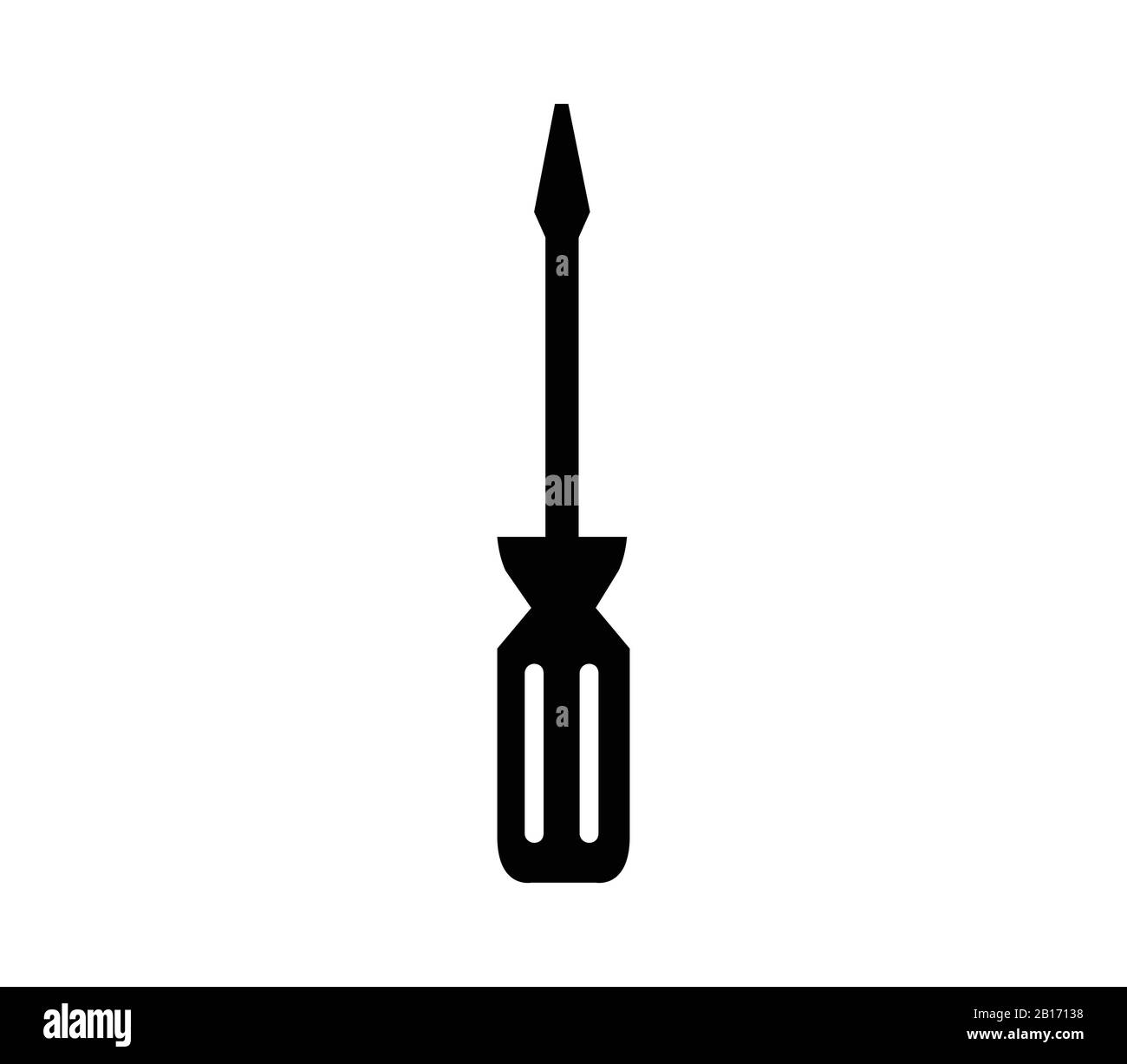 screwdriver icon illustrated in vector on white background Stock Vector ...