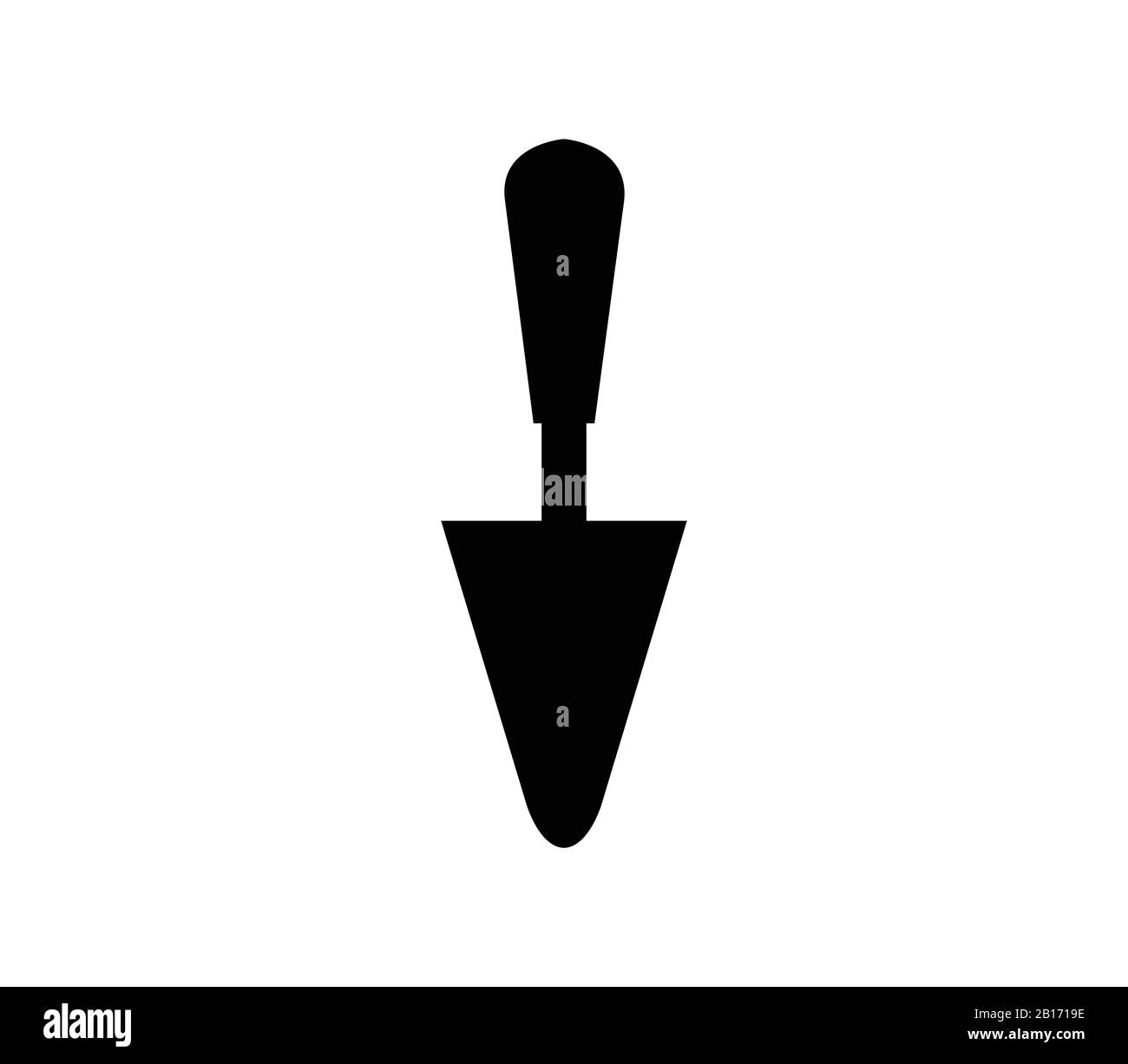 trowel icon illustrated in vector on white background Stock Vector ...