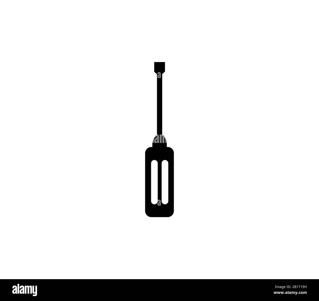 screwdriver icon illustrated in vector on white background Stock Vector ...
