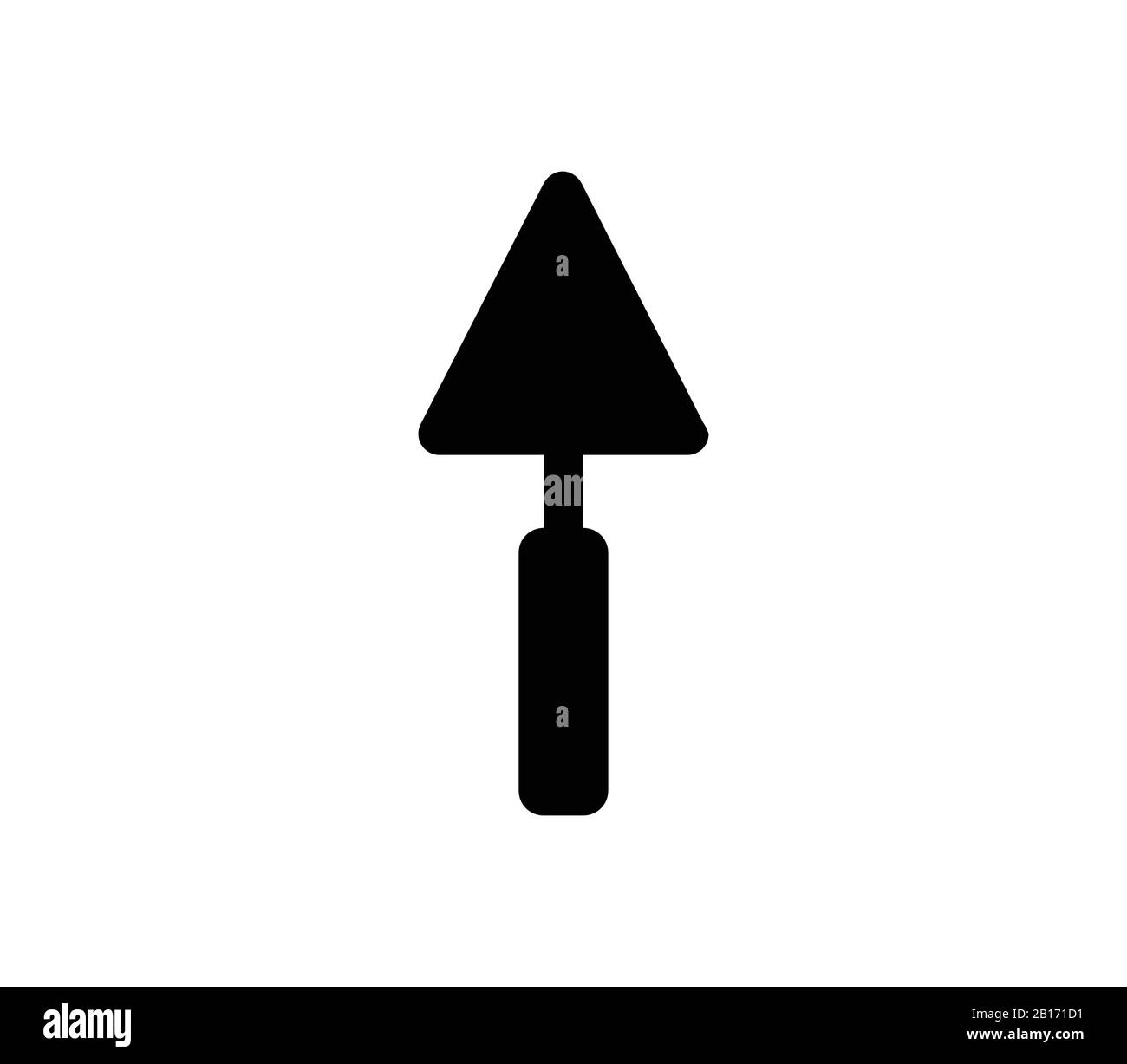 trowel icon illustrated in vector on white background Stock Vector ...