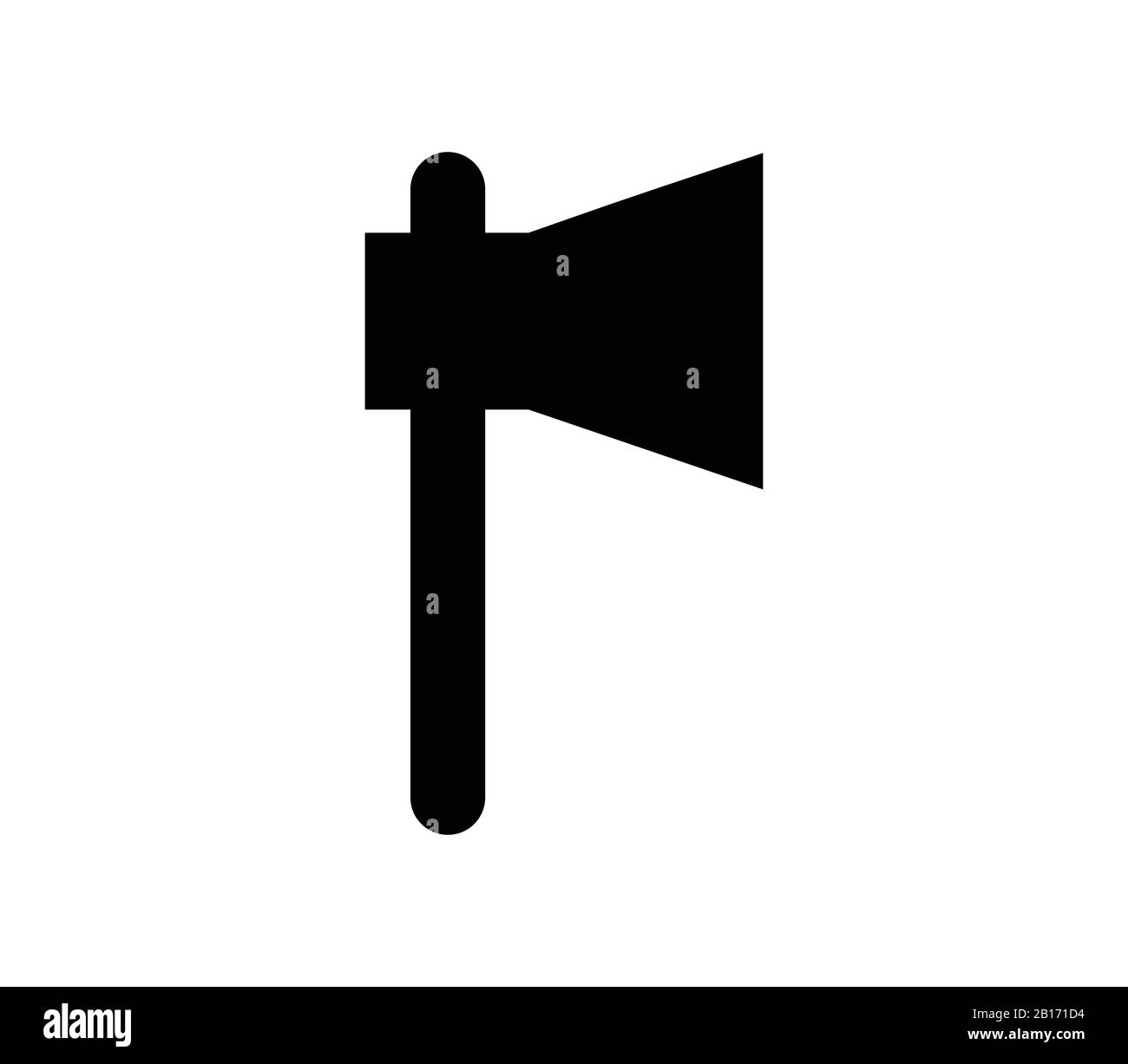 ax icon illustrated in vector on white background Stock Vector Image ...