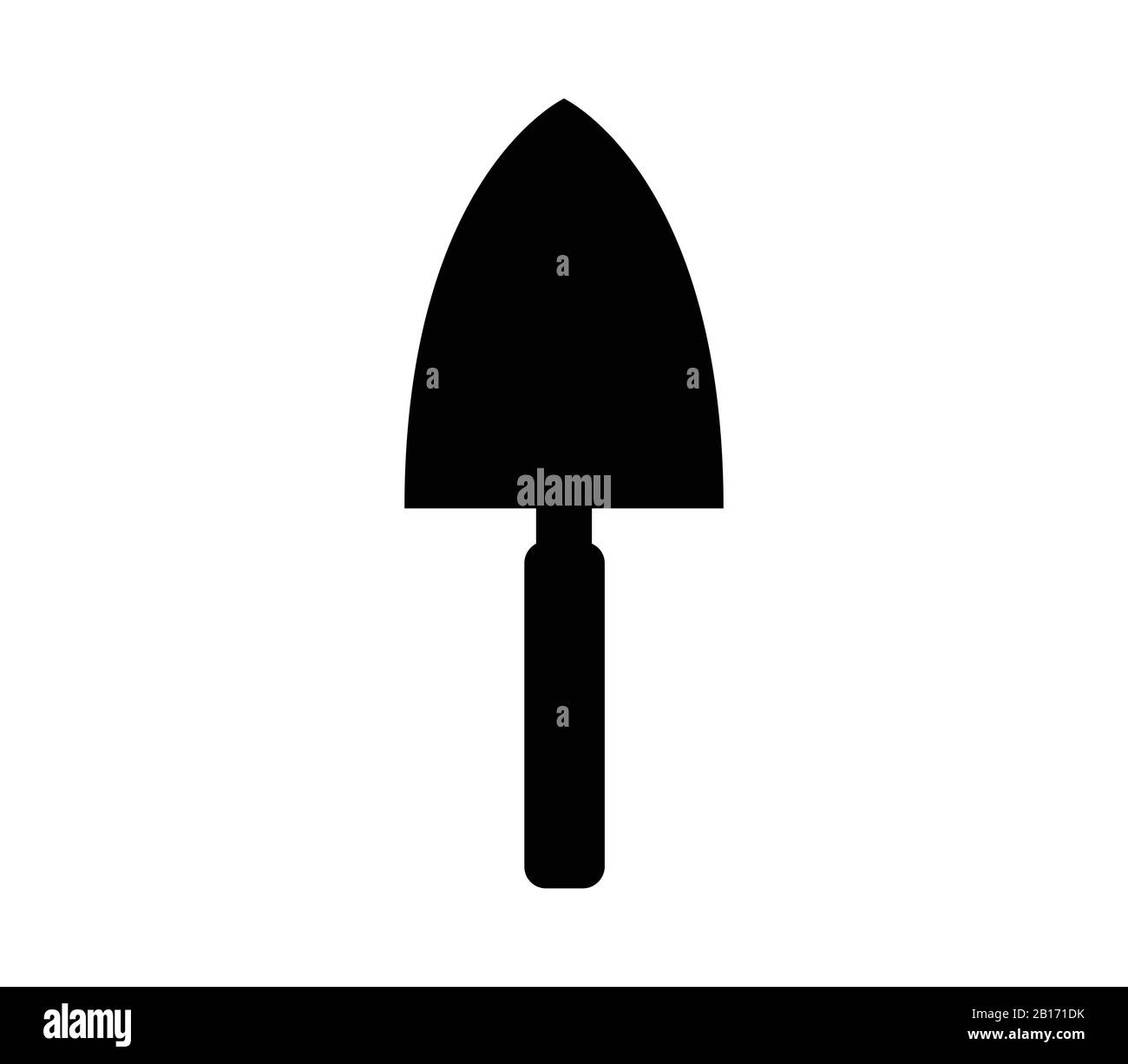 trowel icon illustrated in vector on white background Stock Vector ...