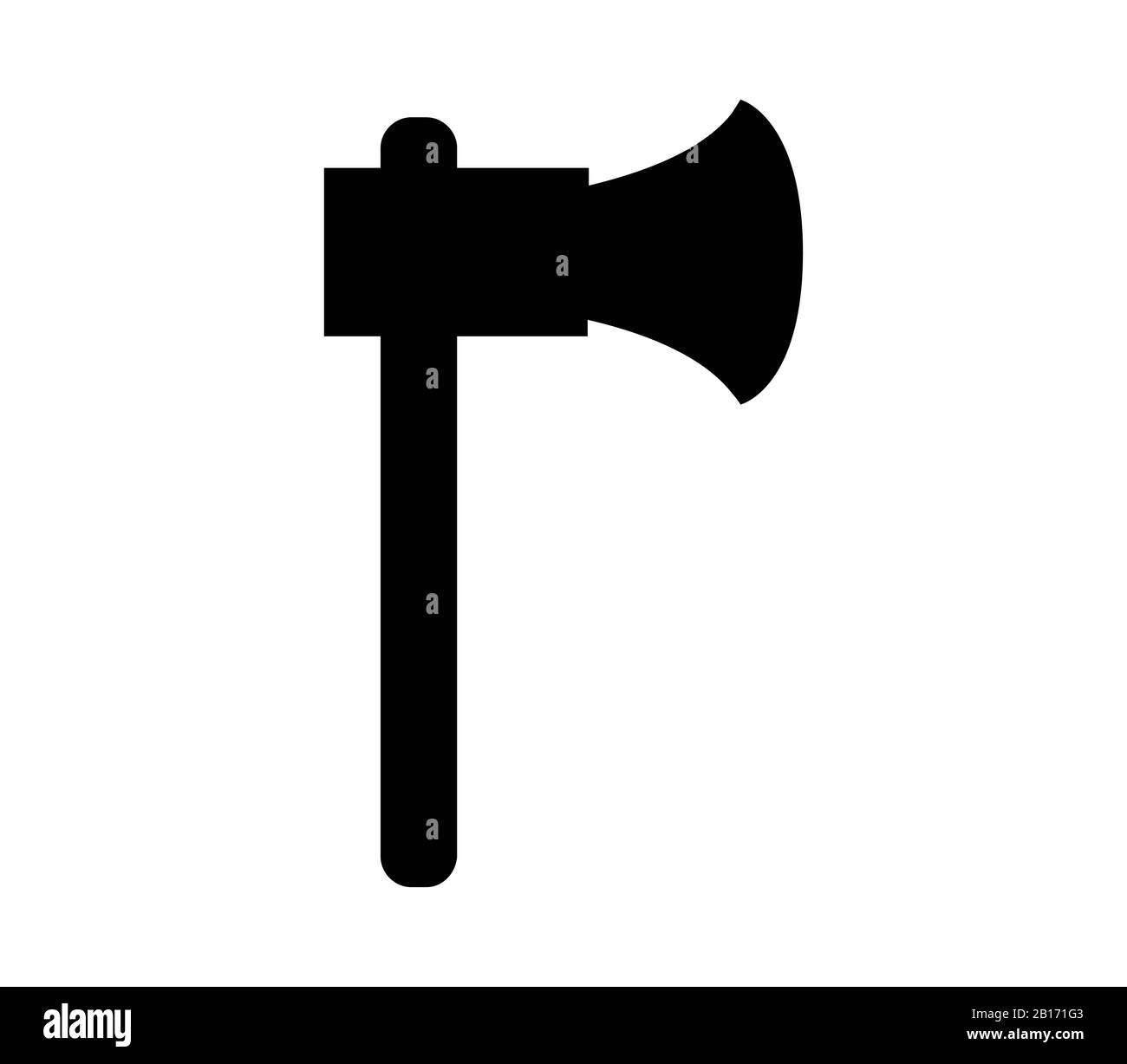 ax icon illustrated in vector on white background Stock Vector Image ...