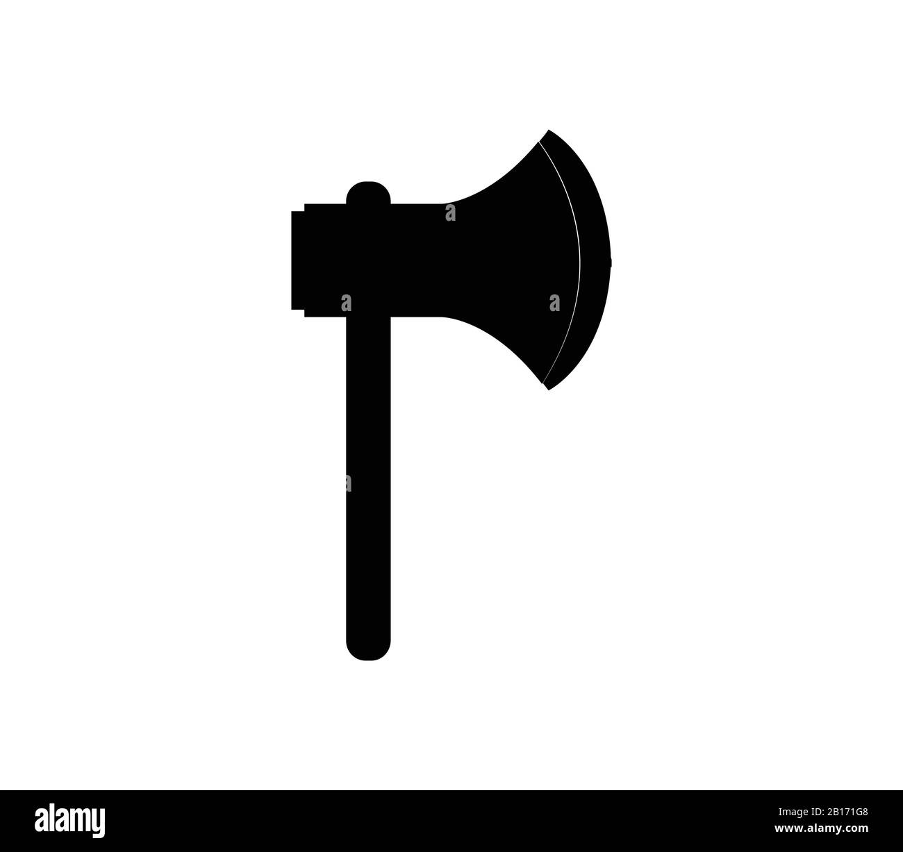 ax icon illustrated in vector on white background Stock Vector Image ...