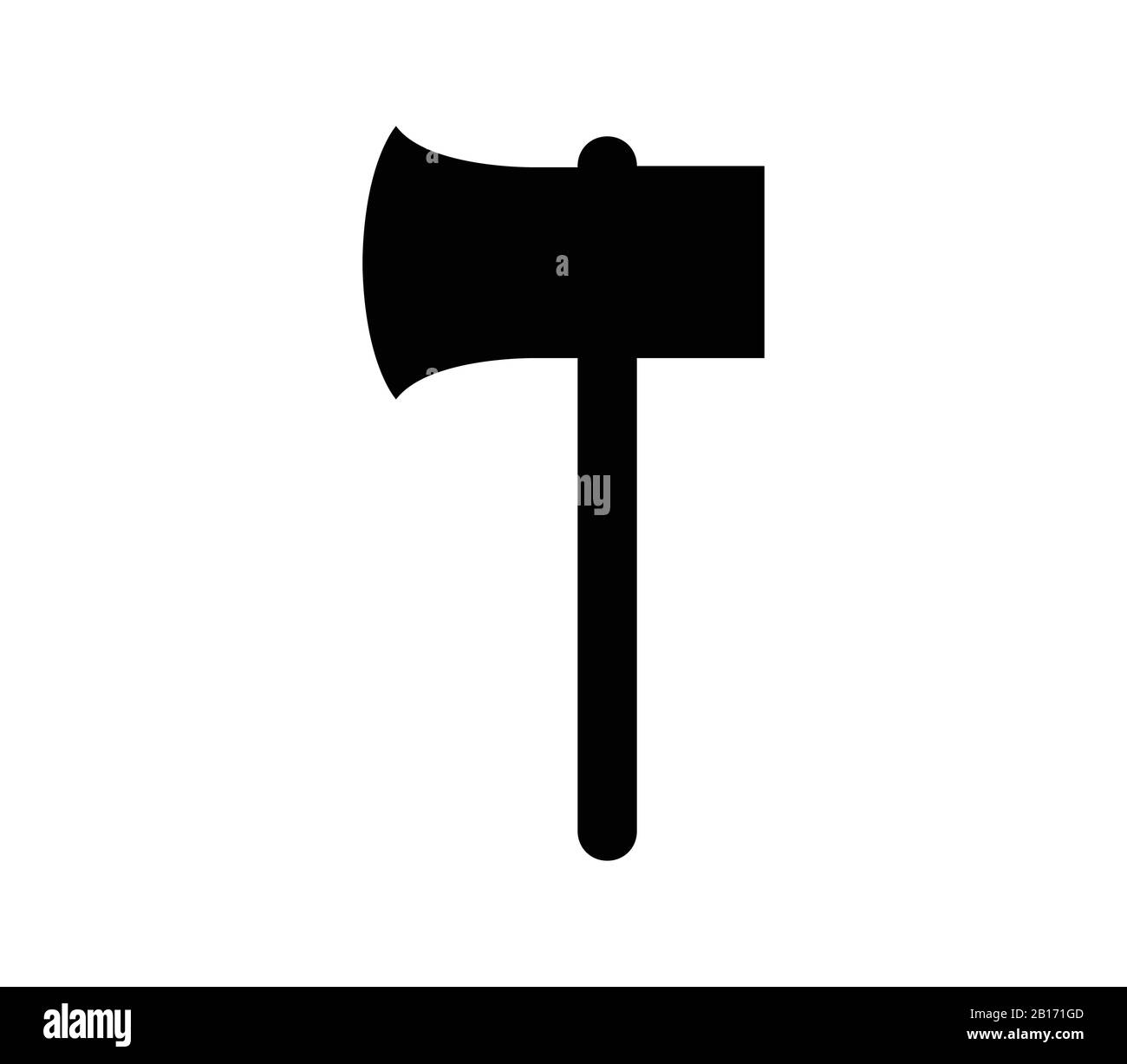 ax icon illustrated in vector on white background Stock Vector Image ...