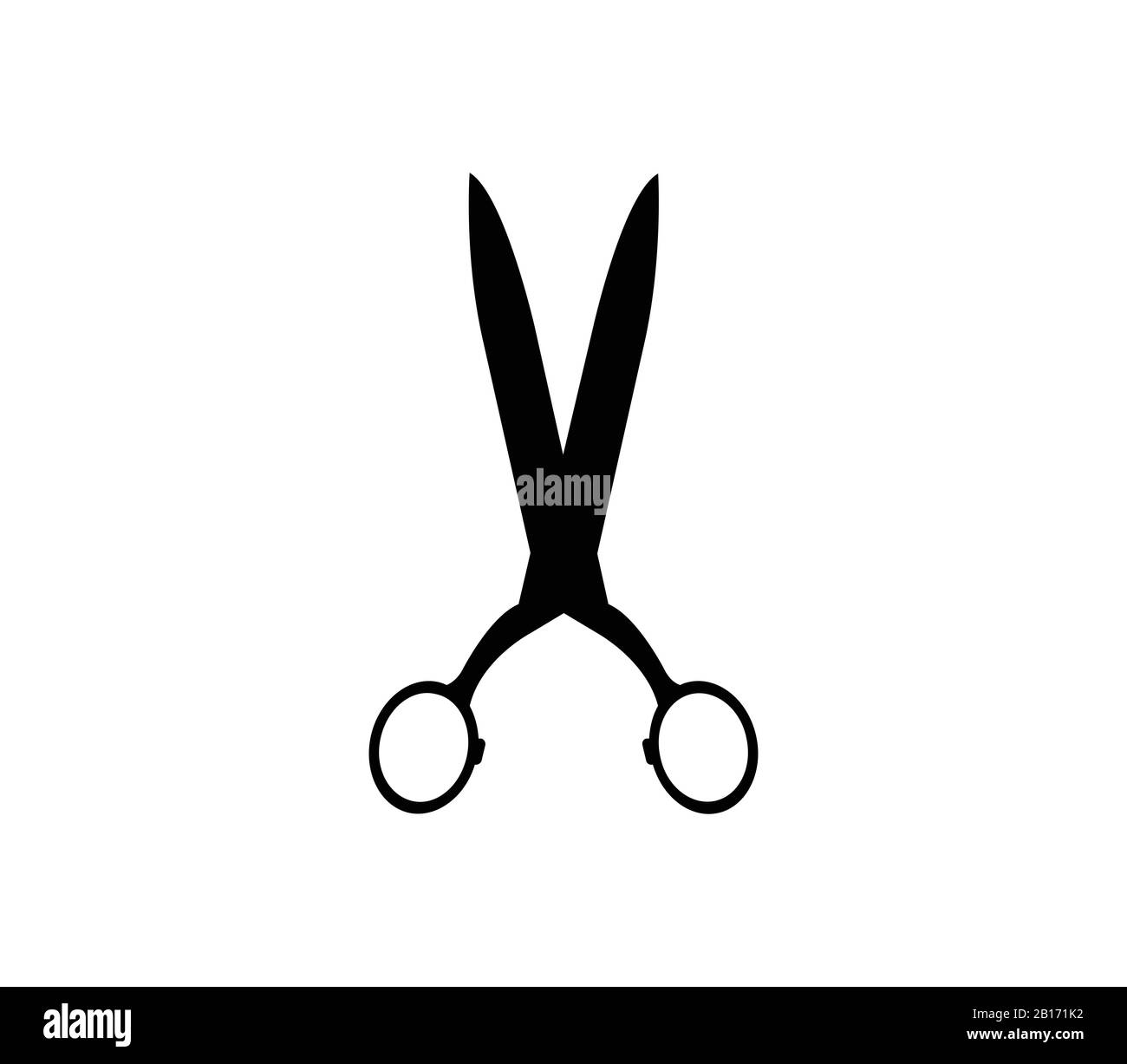 scissor icon illustrated in vector on white background Stock Vector ...