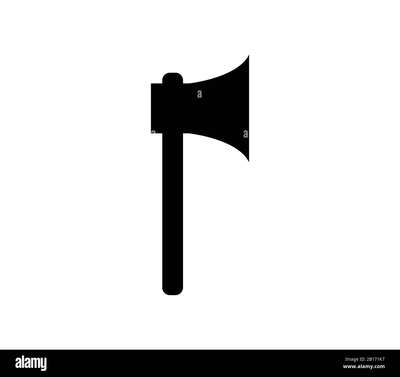 ax icon illustrated in vector on white background Stock Vector Image ...