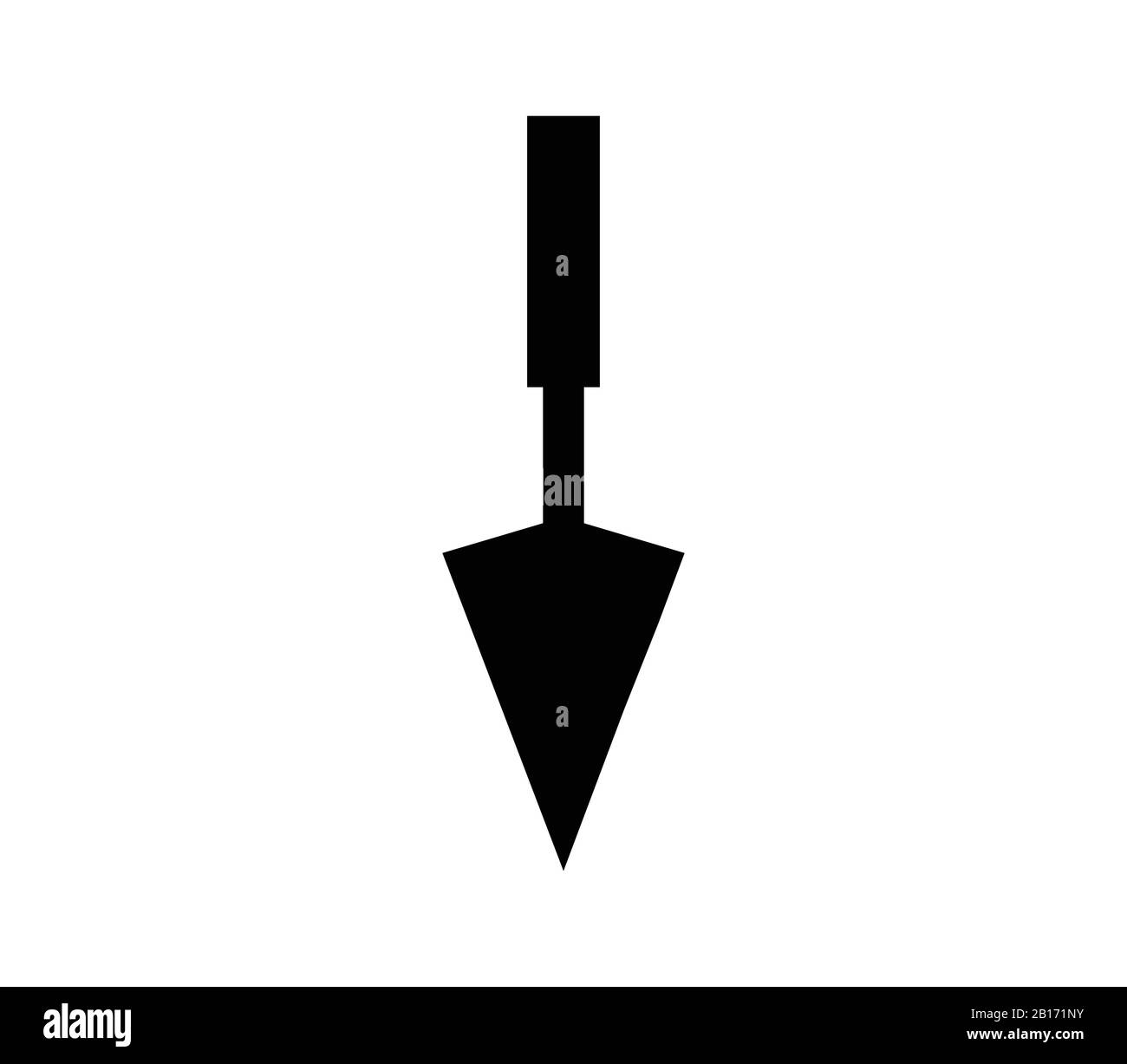 trowel icon illustrated in vector on white background Stock Vector ...